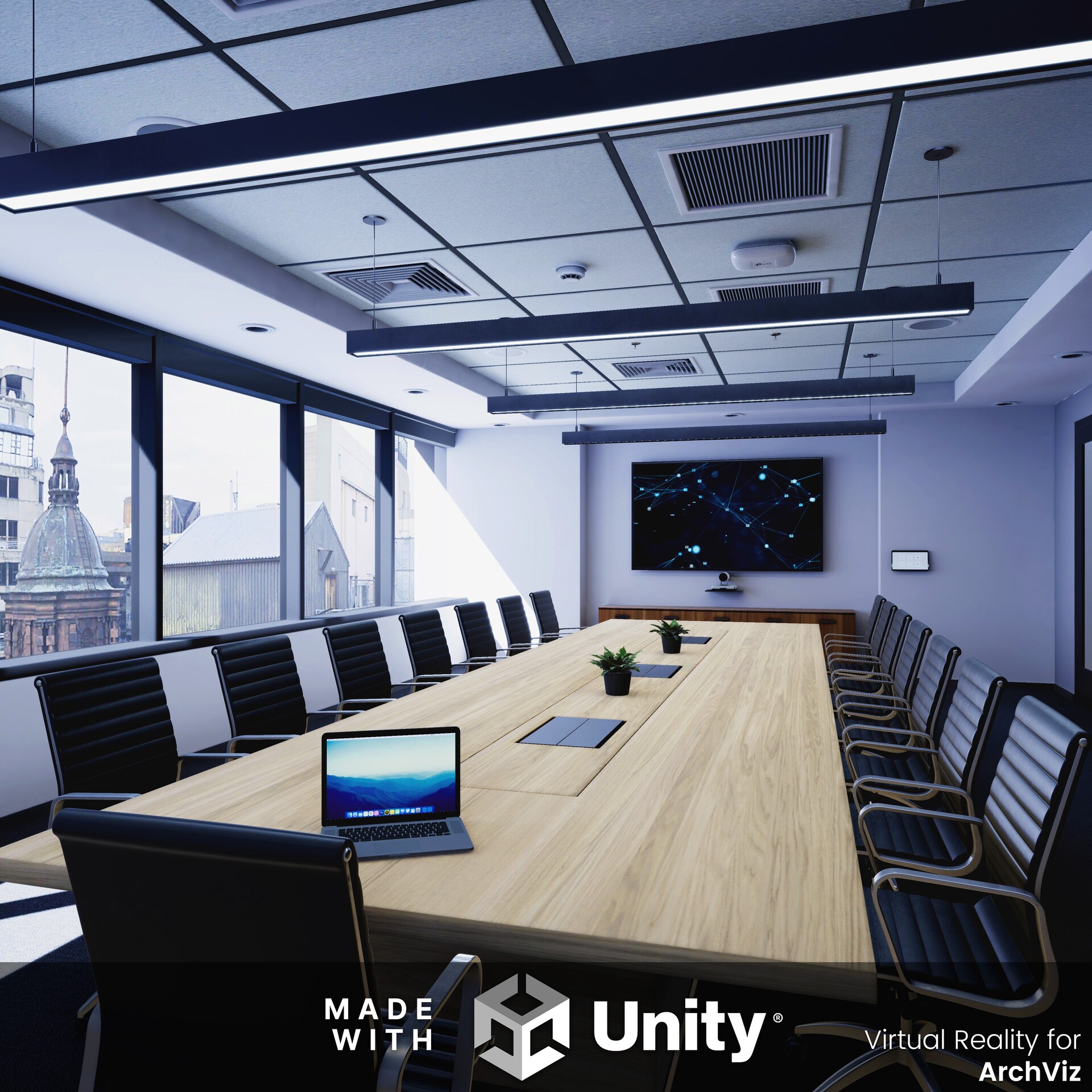 ArtStation - Virtual Reality for ArchViz - Office Boardroom (Unity HDRP 2021)