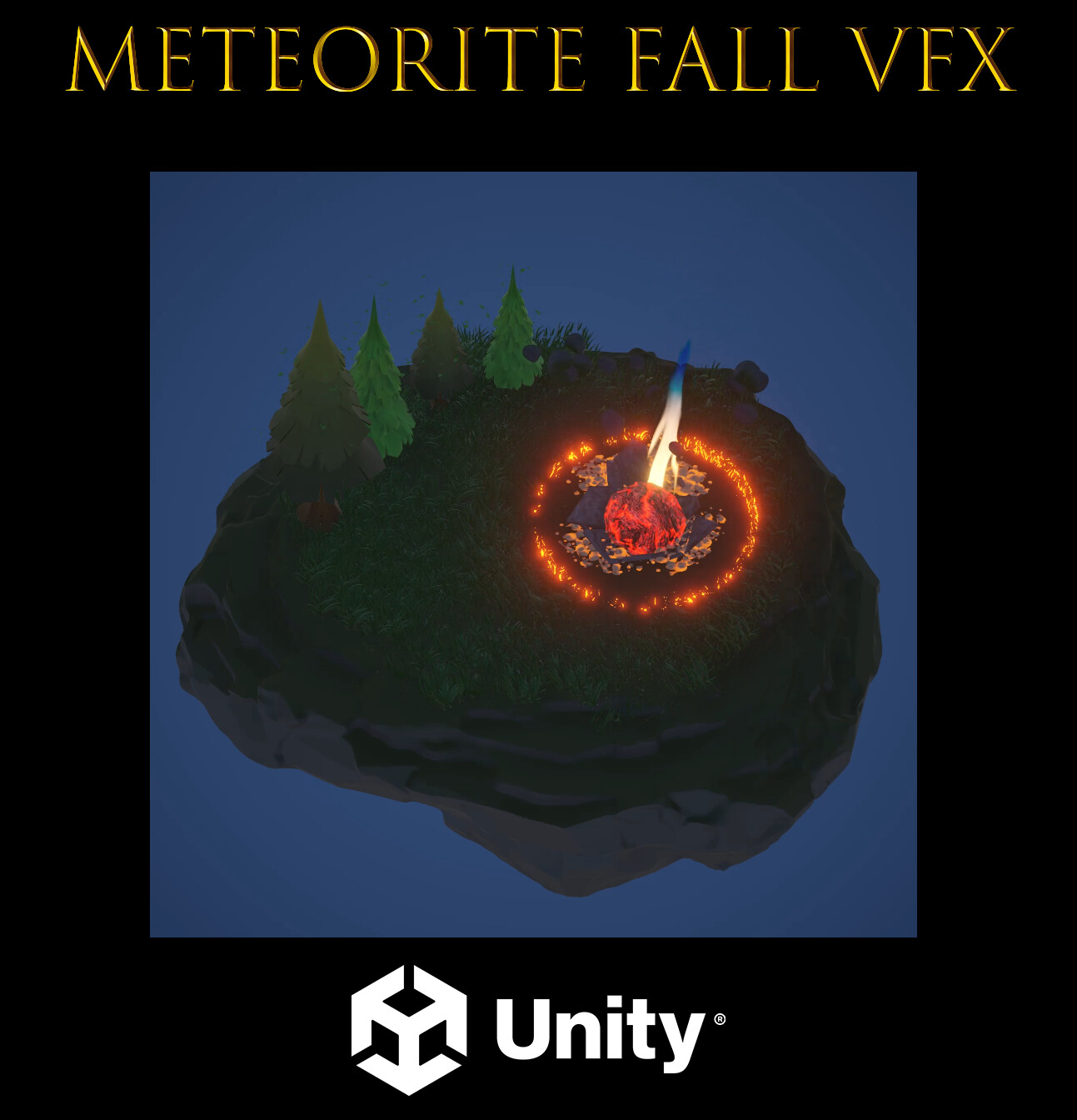 ArtStation - Meteorite fall VFX
