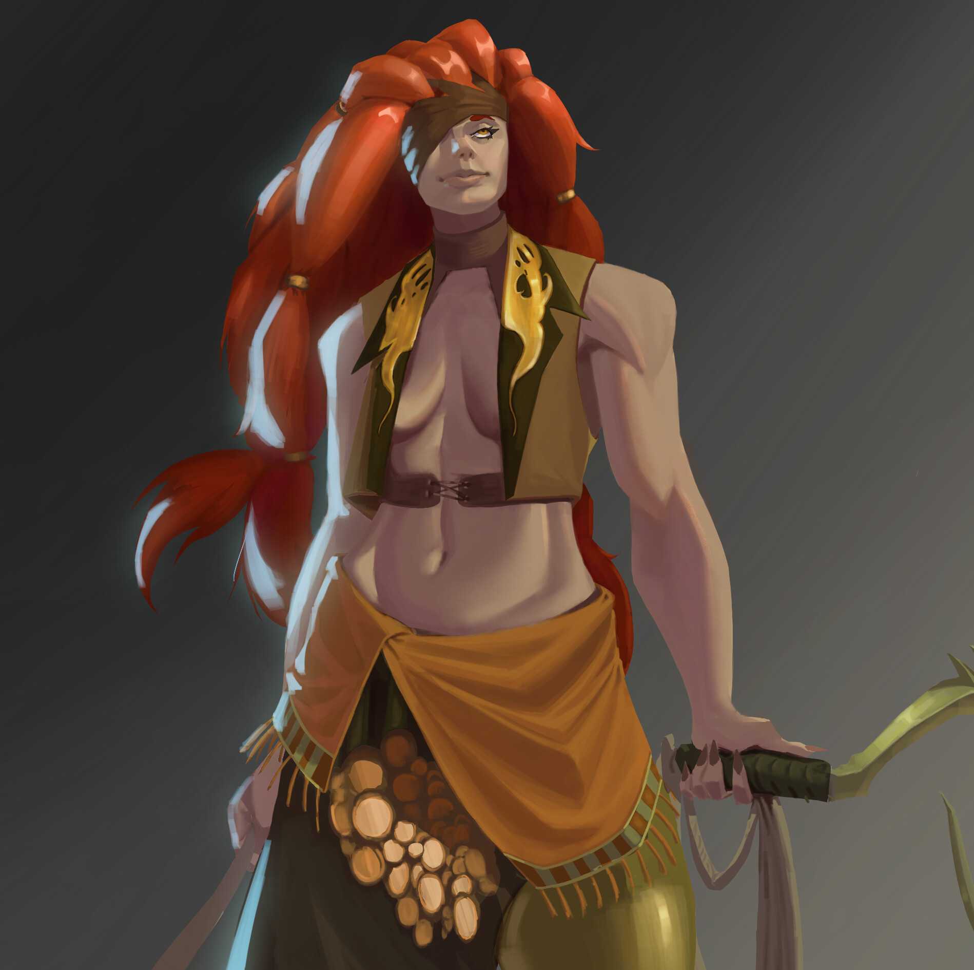 ArtStation - Hook Maiden - Character Design Project