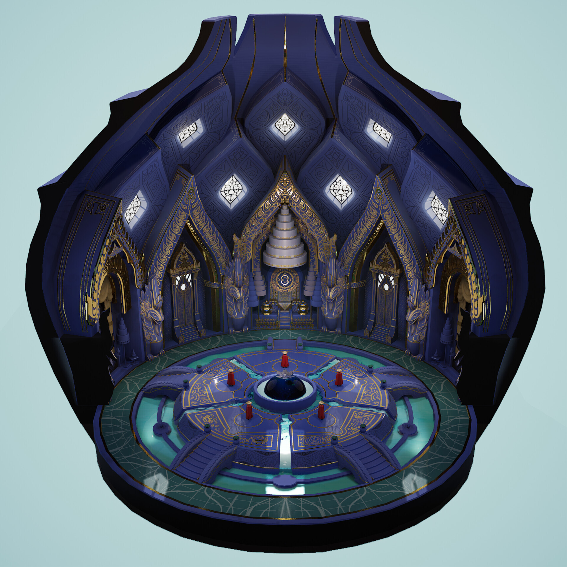 ArtStation - Heart Palace, Raya and the Last Dragon Concept