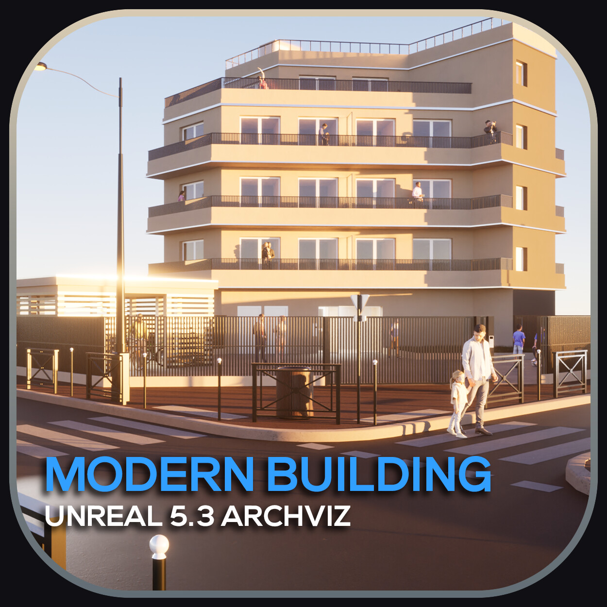ArtStation - Modern Building - Unreal 5.3 Archviz