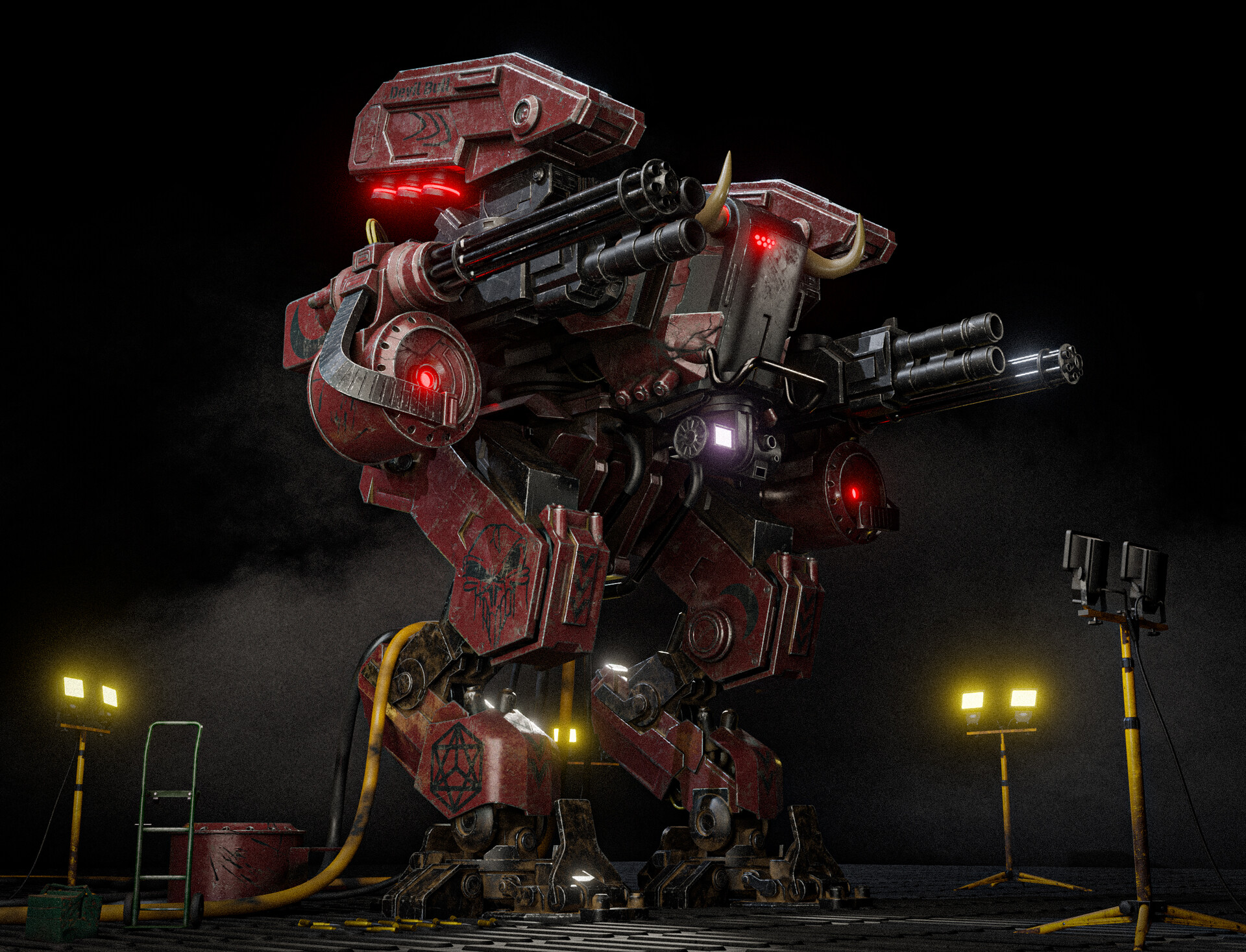 ArtStation - Devil Bull