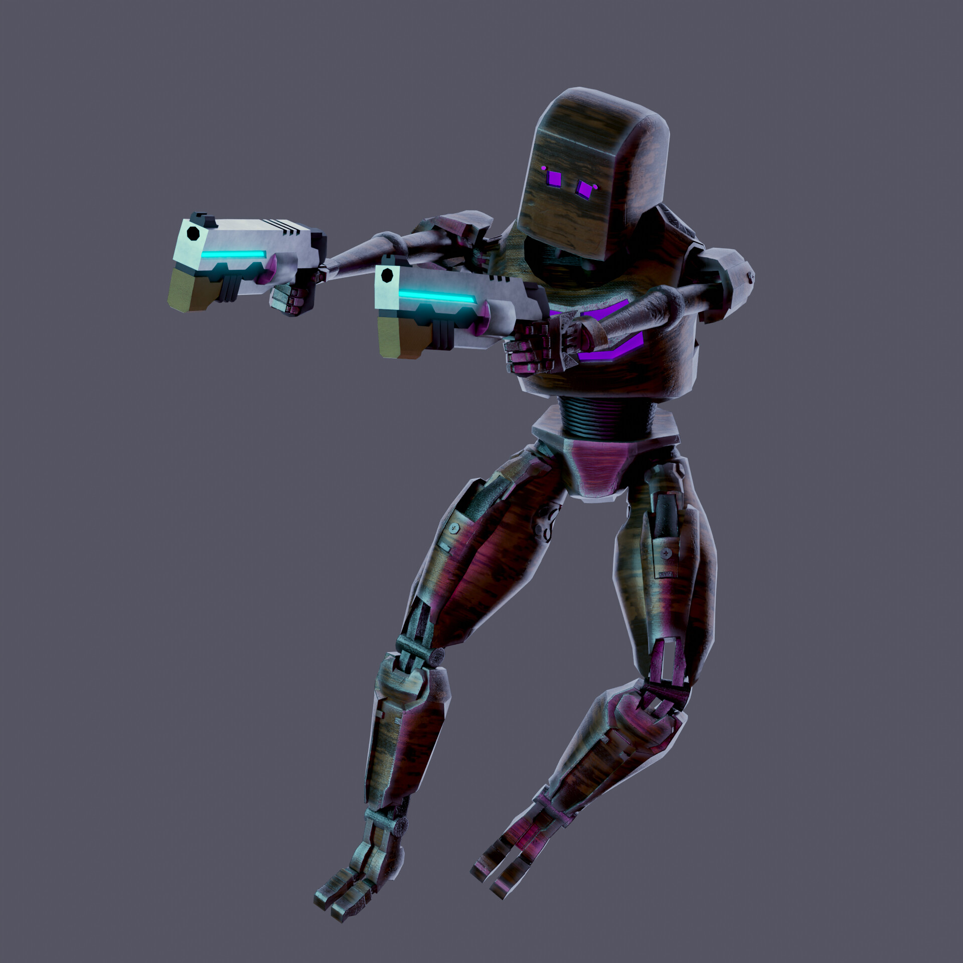 ArtStation - Robot Old and Rusty