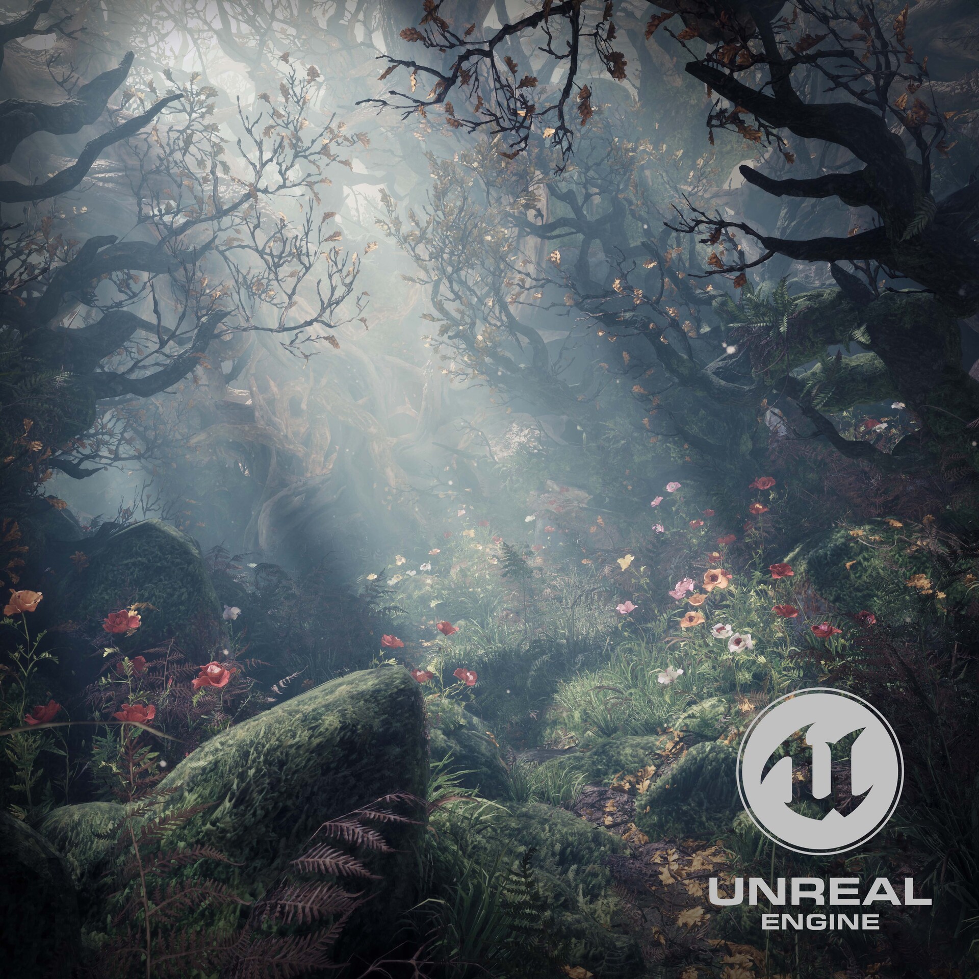 ArtStation - Dark Fairytale Forest - Thesis Project WIP