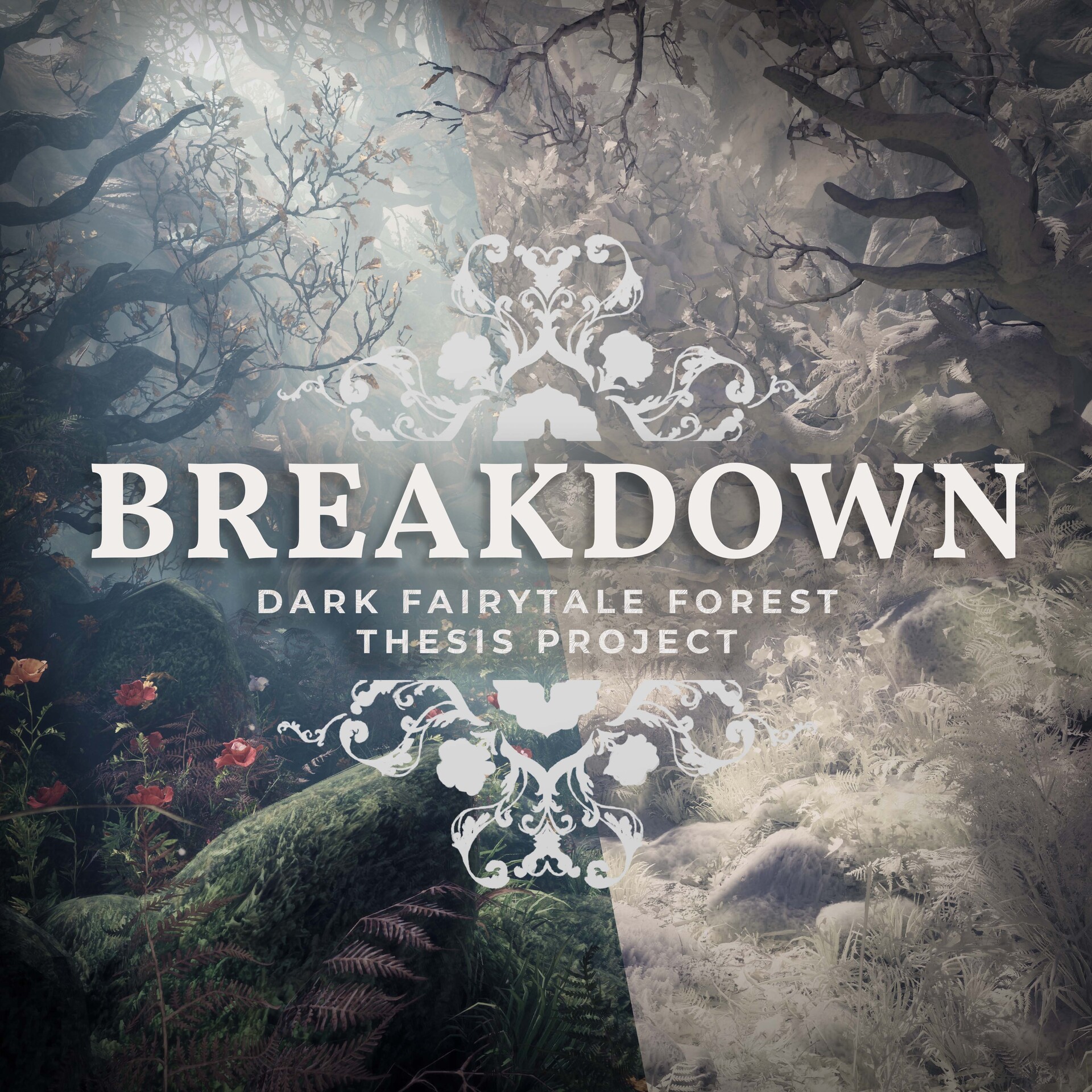 ArtStation - Dark Fairytale Forest - Thesis Project Breakdown