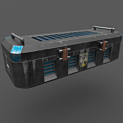 ArtStation - Sci-Fi Crate | Modelling & Texturing