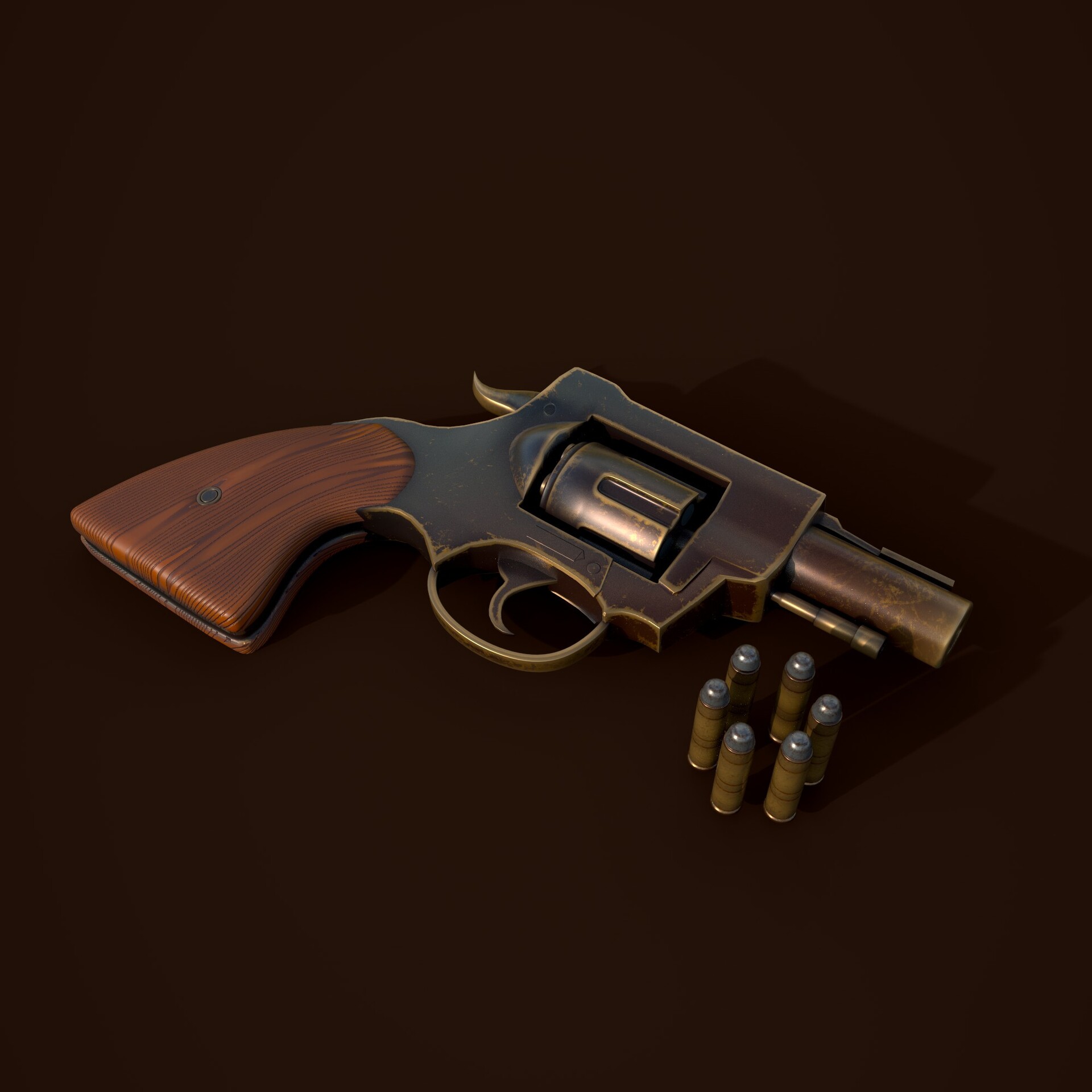 ArtStation - Revolver 3D Model