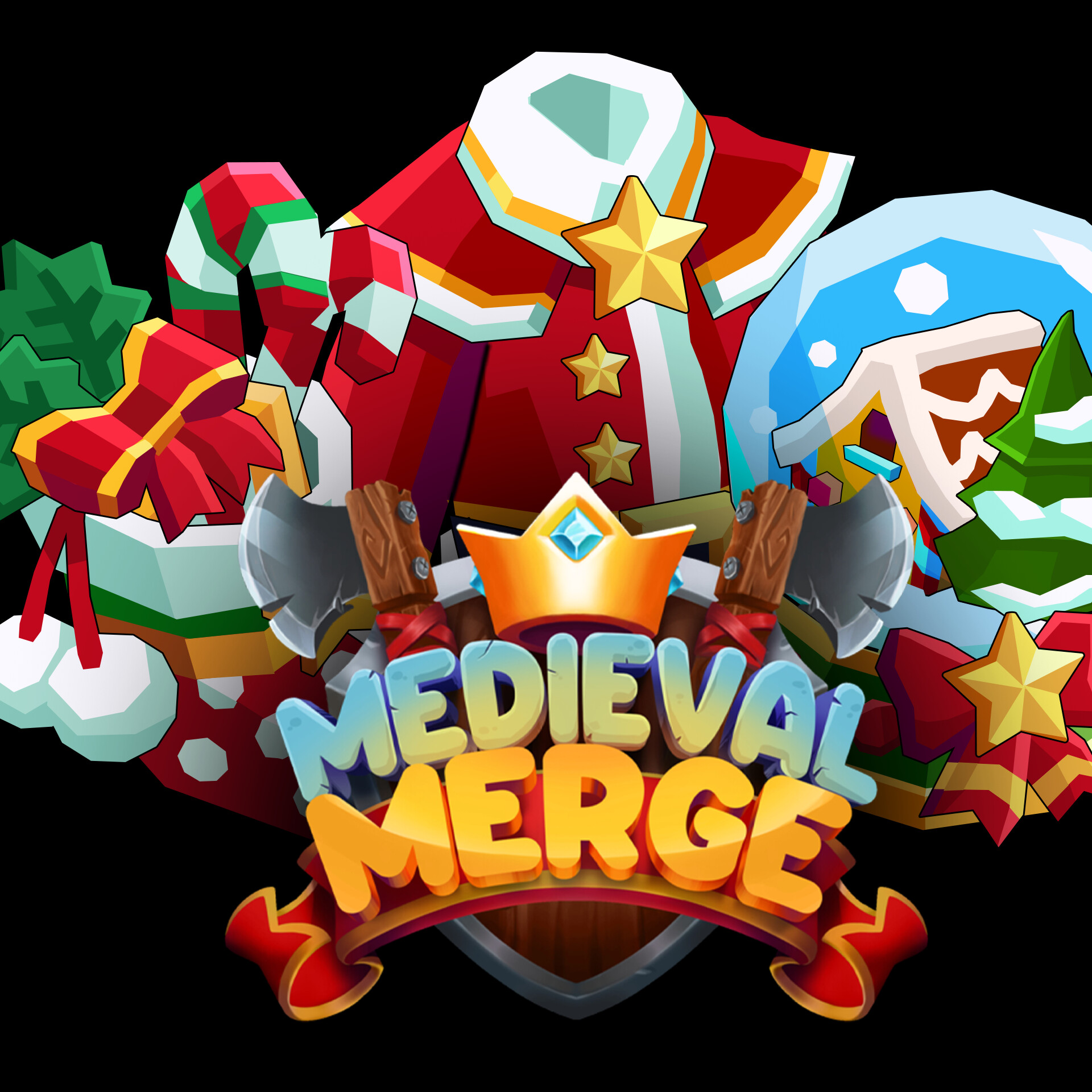 ArtStation - Medieval Merge Christmas Event PIXODUST GAMES