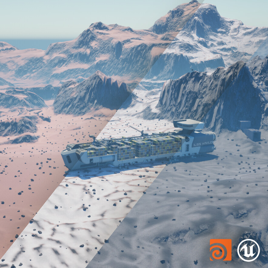 ArtStation - Procedural Landscaping in Houdini and Unreal