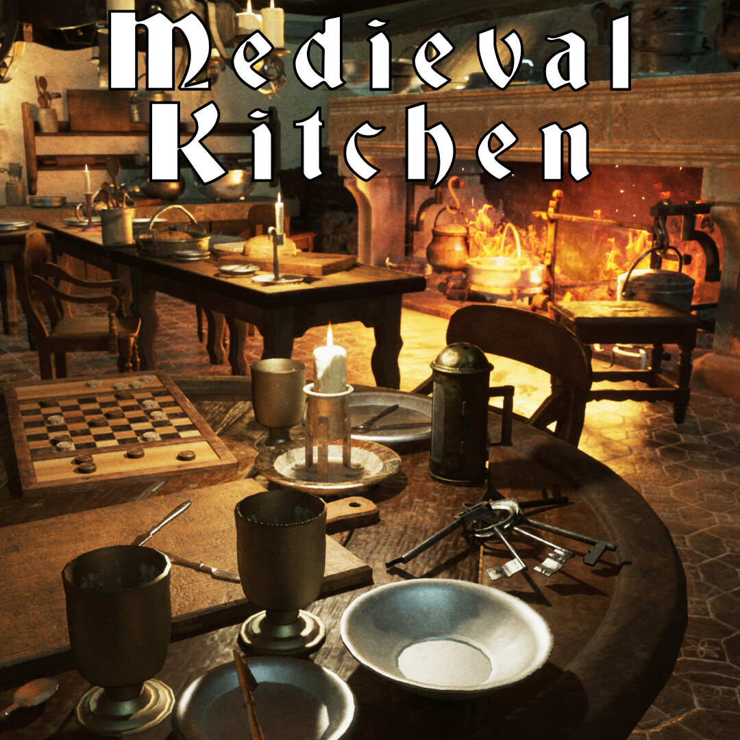 ArtStation - Medieval Kitchen Environment