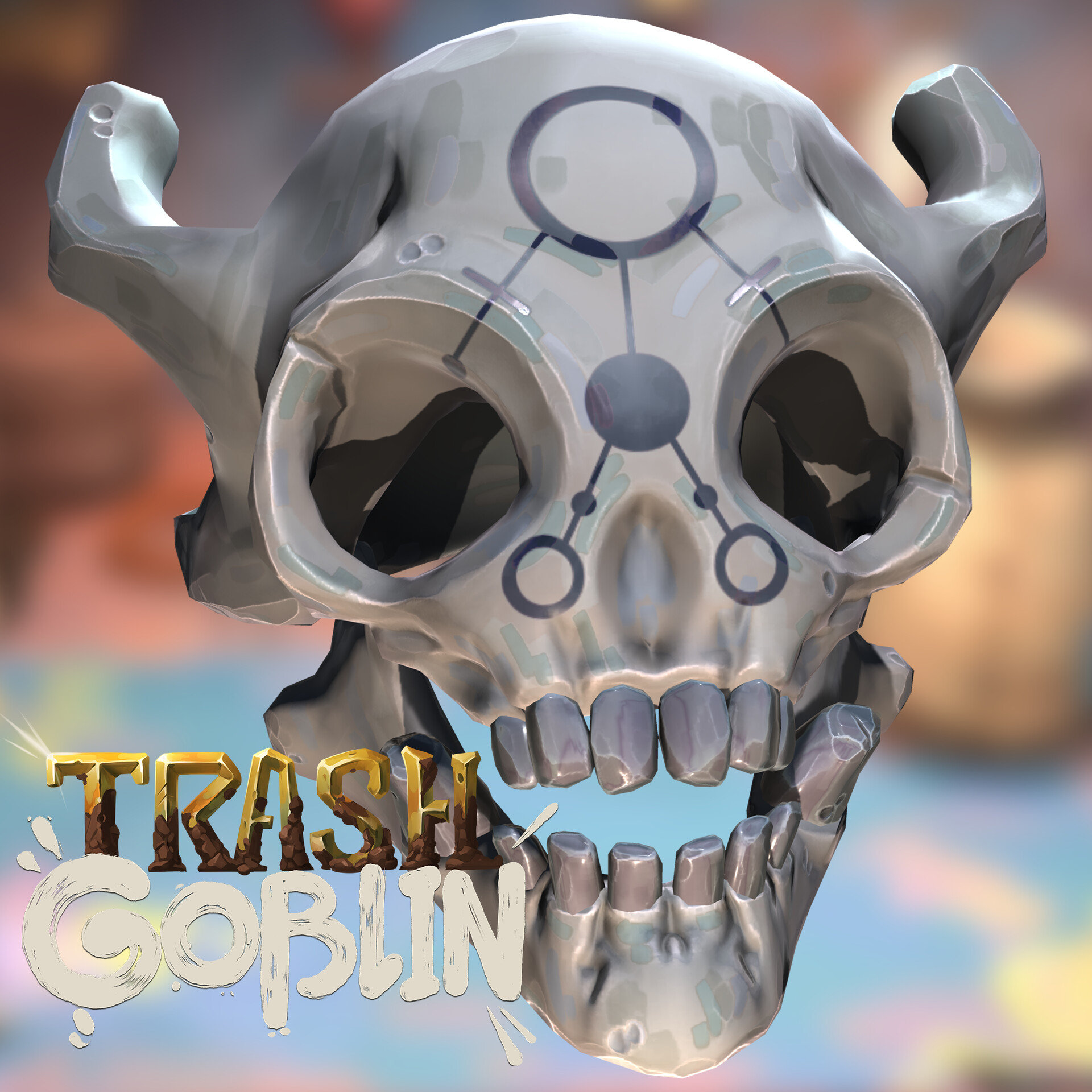 ArtStation - Trash Goblin - Mask Trinkets