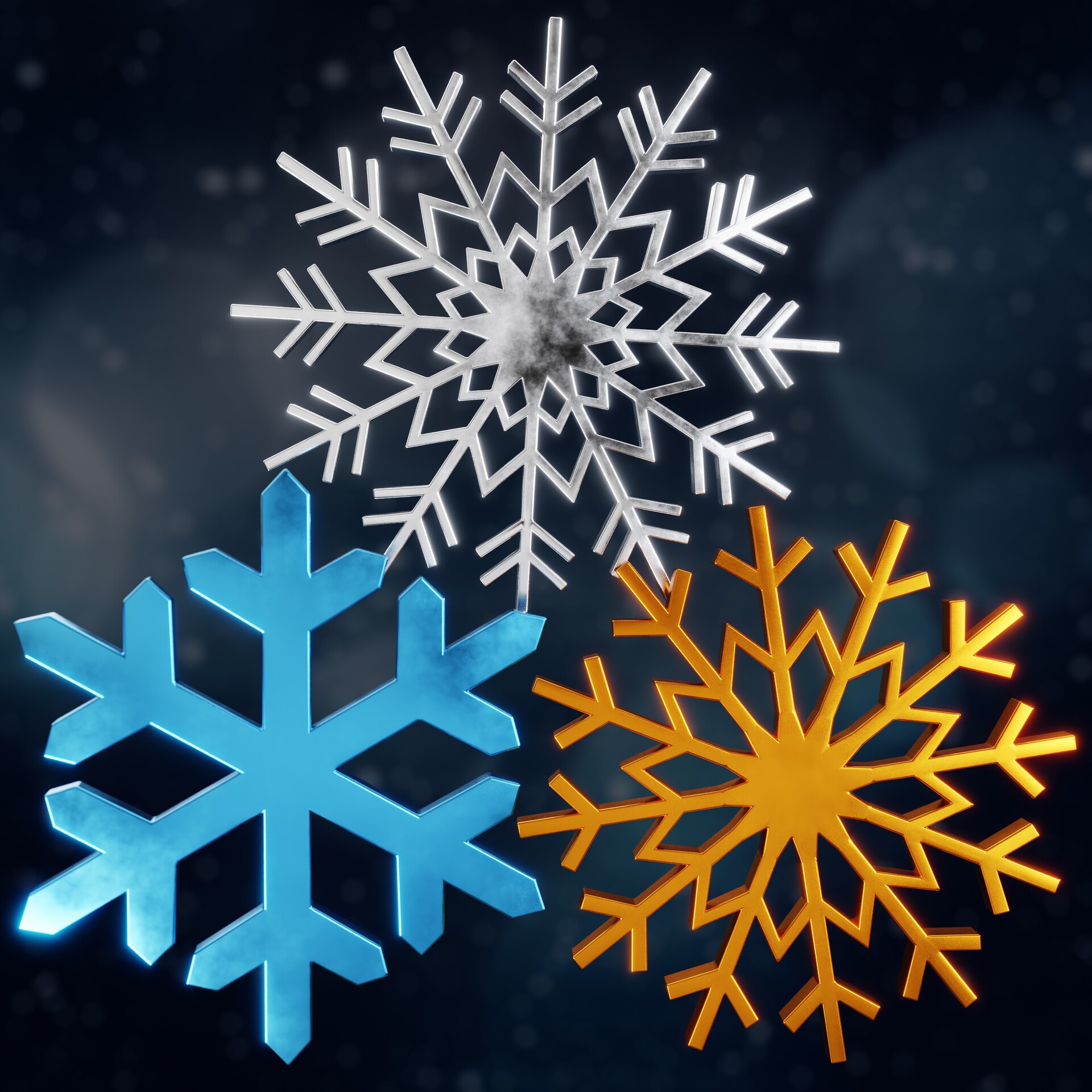 ArtStation - How to Model Snowflakes in Blender ️ (Tutorial)