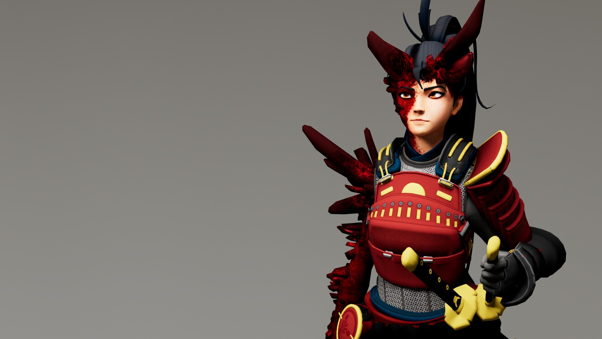 ArtStation - 3D Animation samurai walk cycle