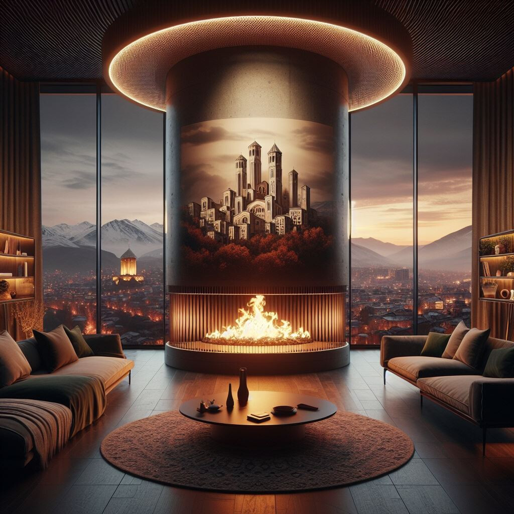 ArtStation - Fireplace. Modern Style