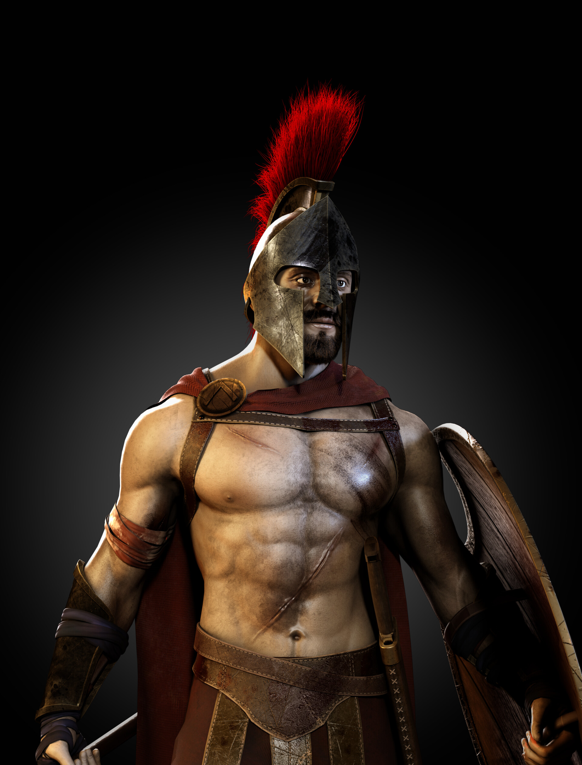 ArtStation - Spartan Hoplite