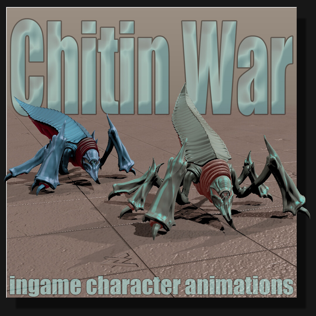 ArtStation - Chitin War - ingame character animations