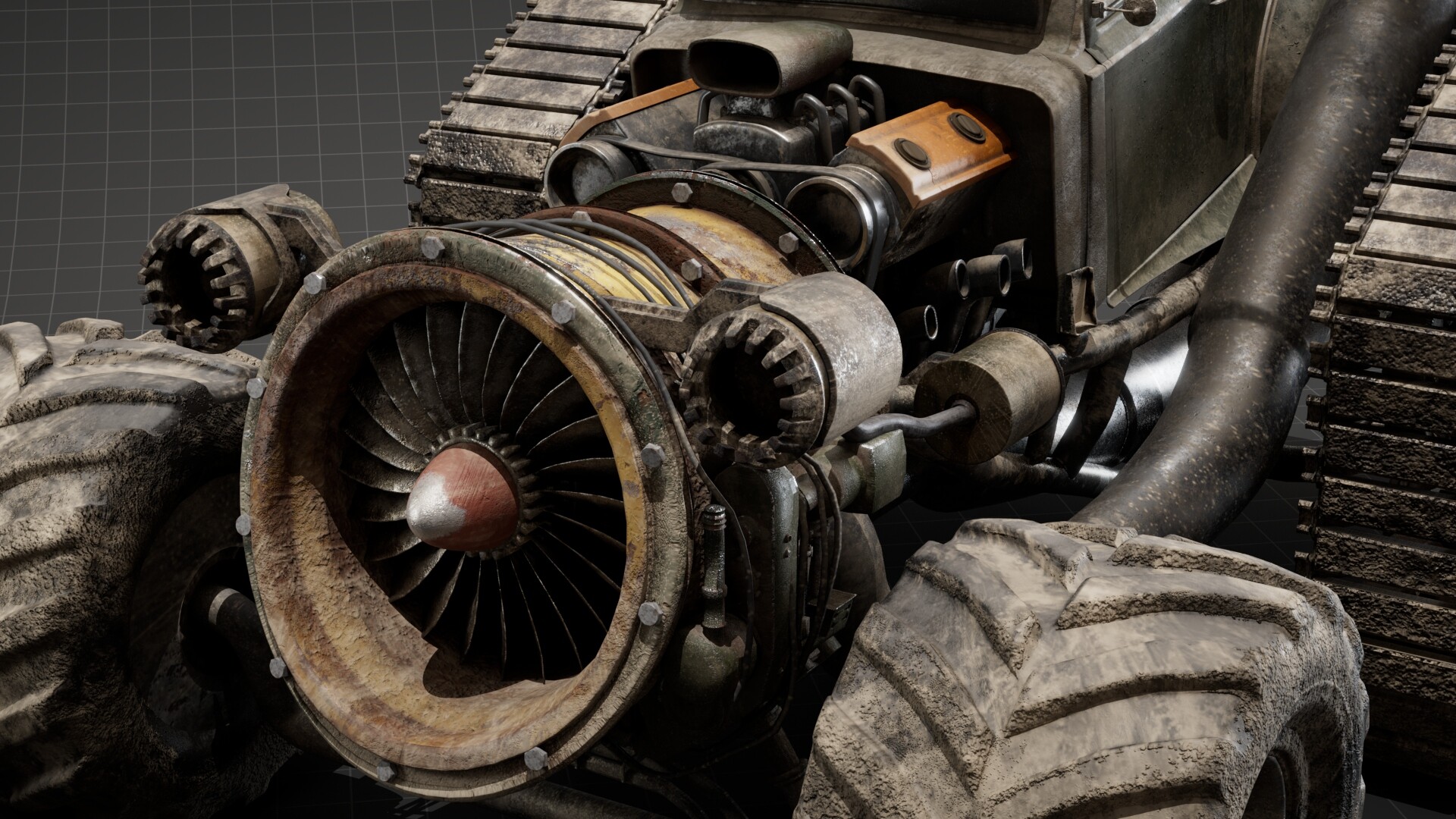 ArtStation - Scrapyard Hotrod