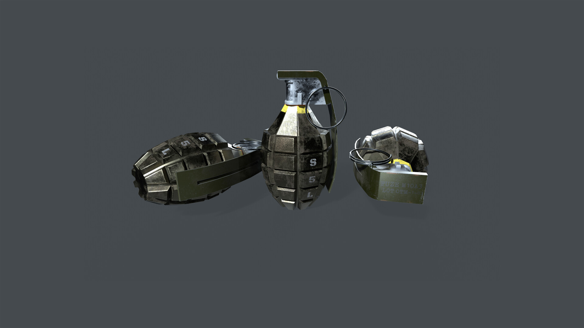 ArtStation - MK2 "Pineapple" Grenade