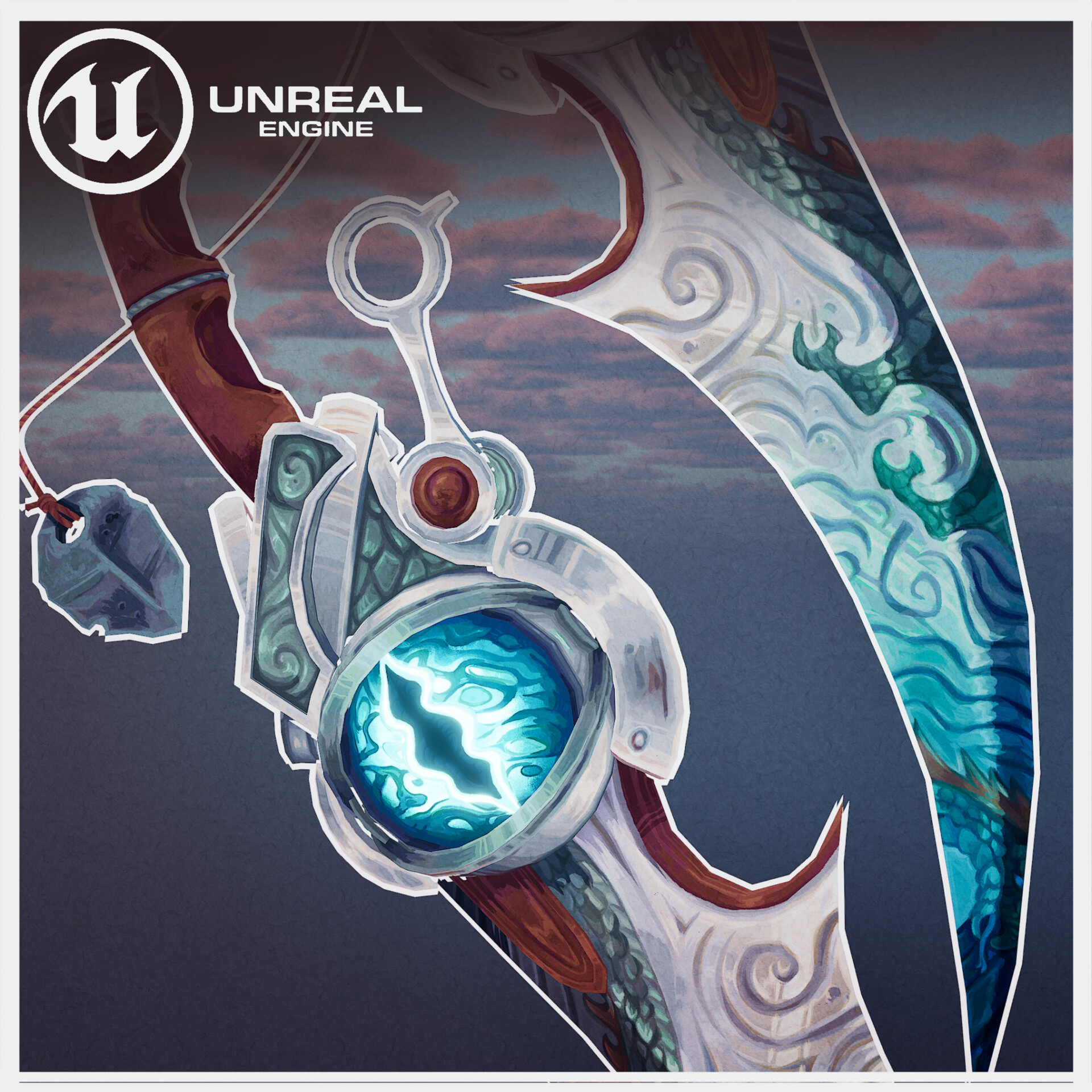 ArtStation - Silence - Hand-Painted Dagger