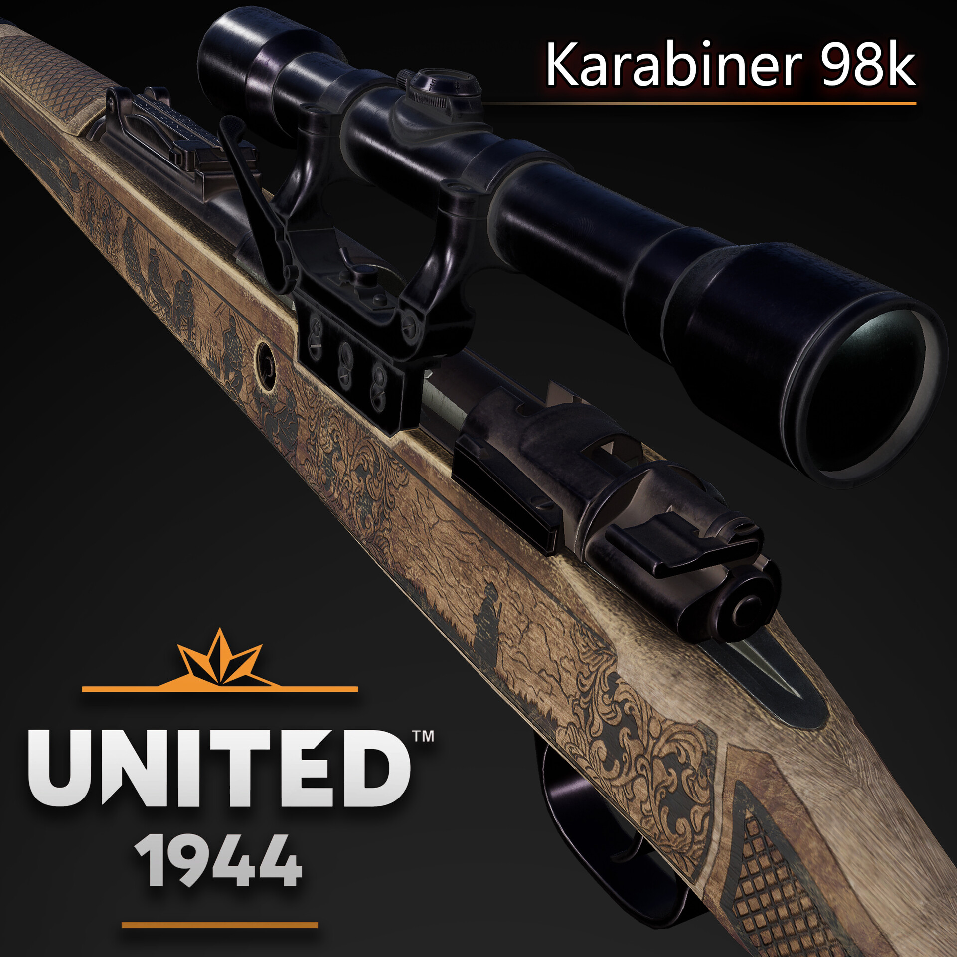 ArtStation - United 1944 - Karabiner 98k