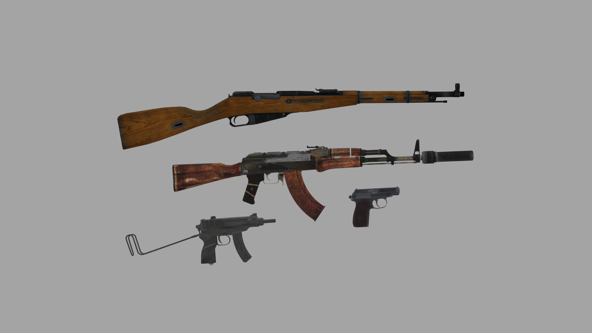 ArtStation - FP Weapons Animations Group 1