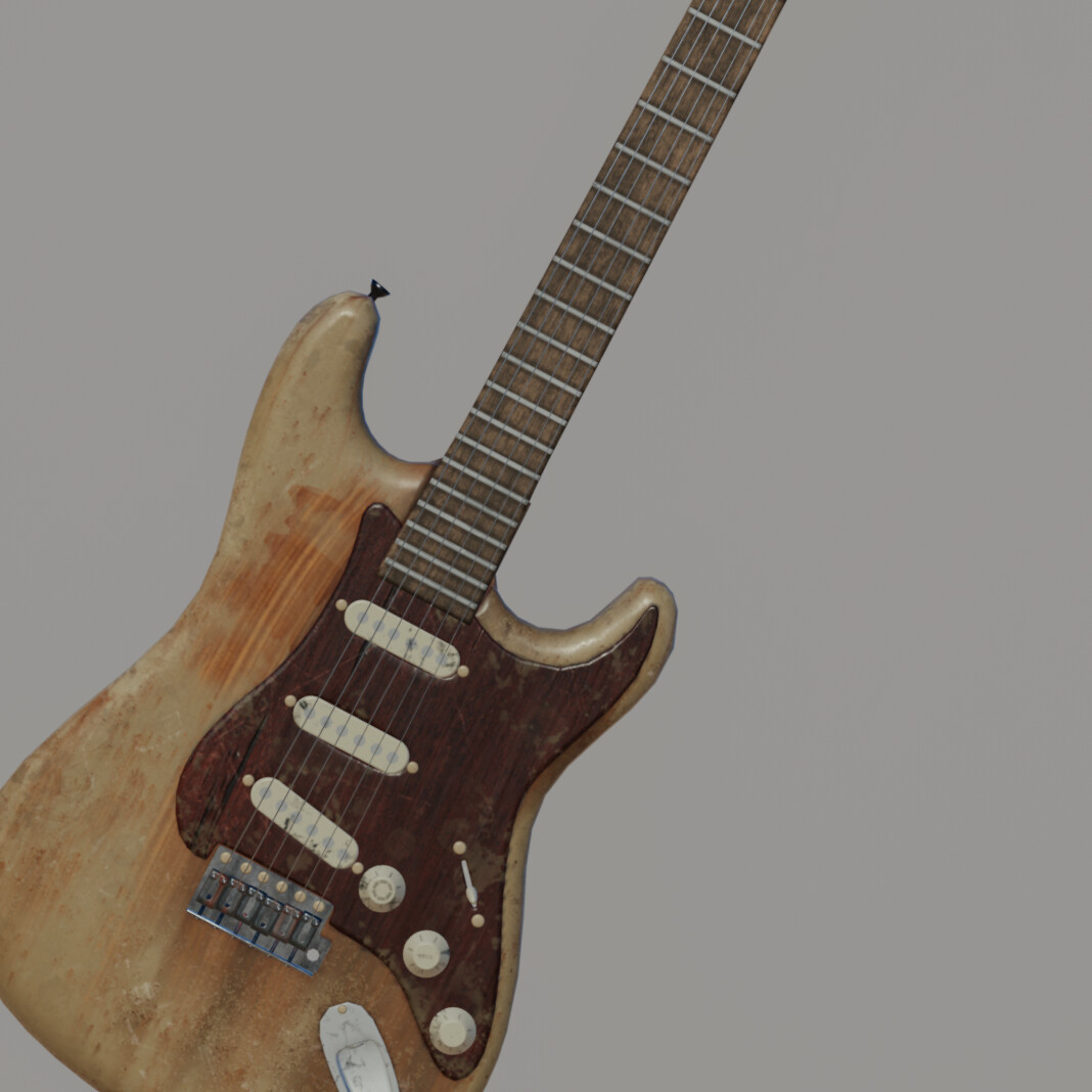 ArtStation - Vintage Guitar