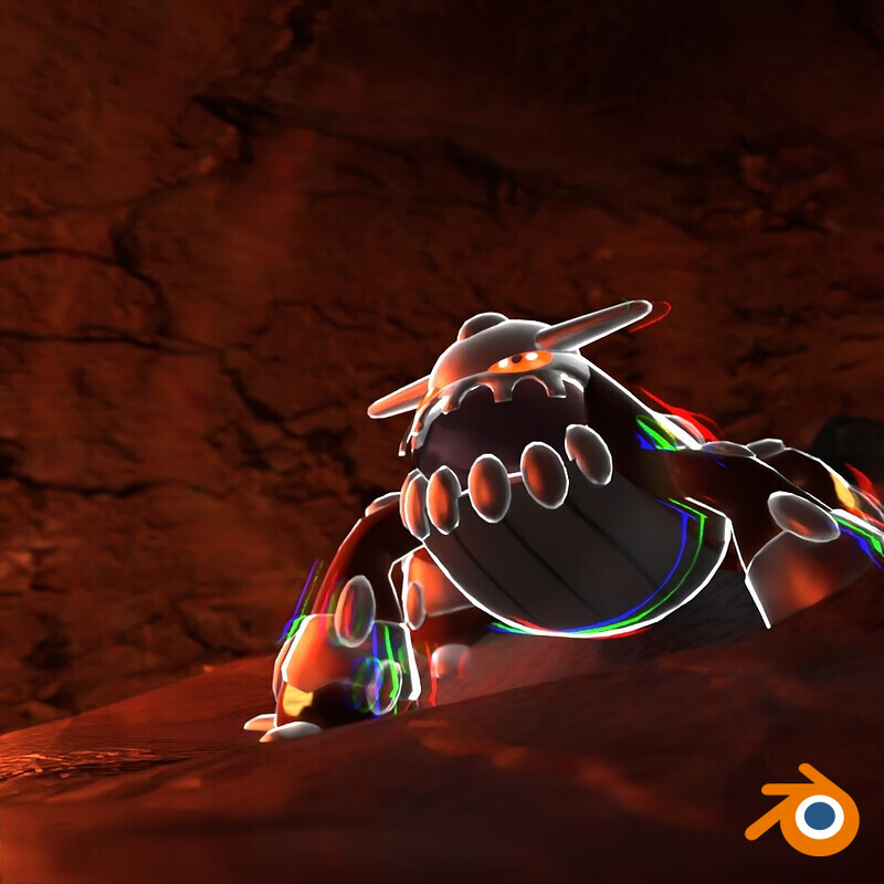 ArtStation - Pokemon Ranger Heatran Fight (Fan Art)