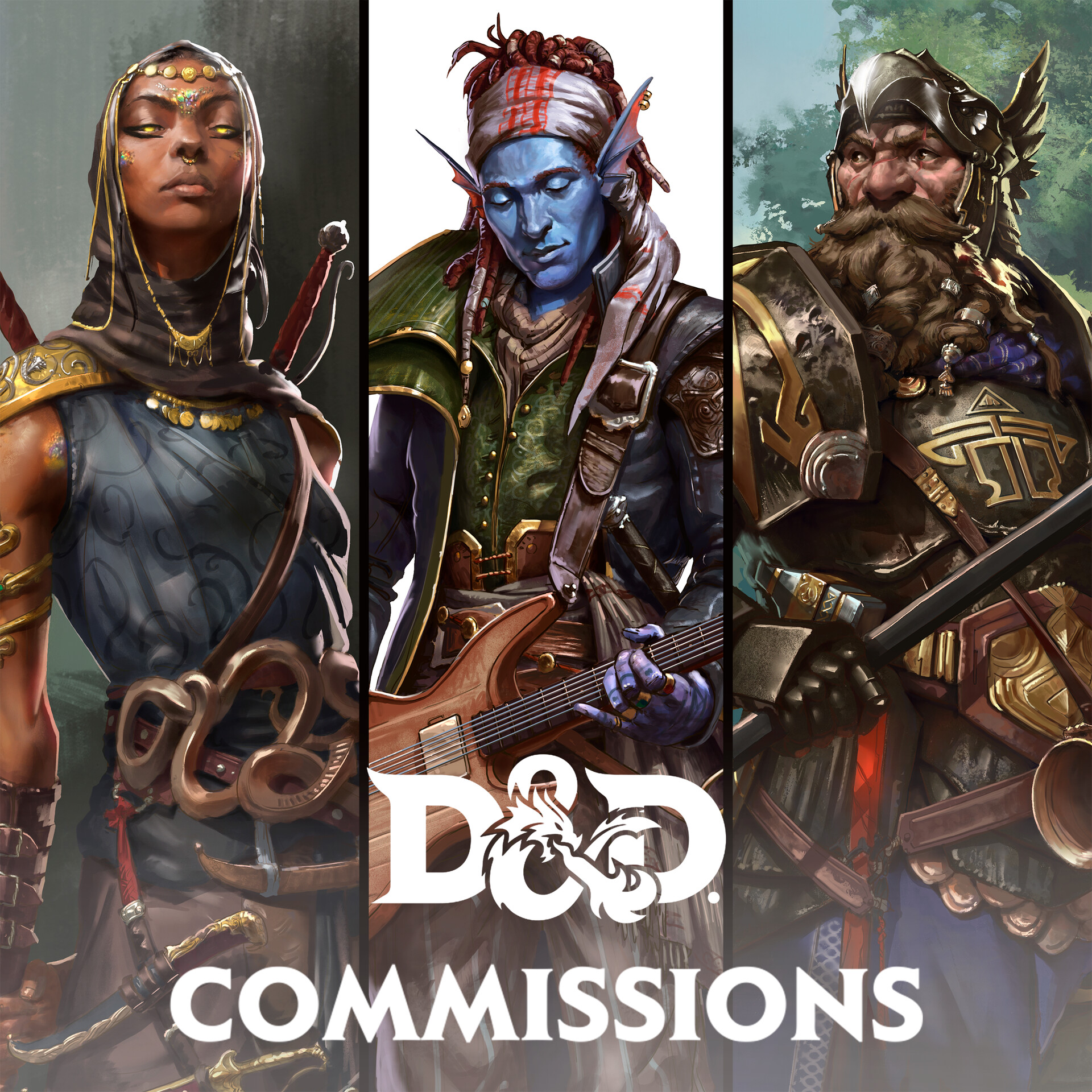 ArtStation - Dungeons&Dragons personal character commissions