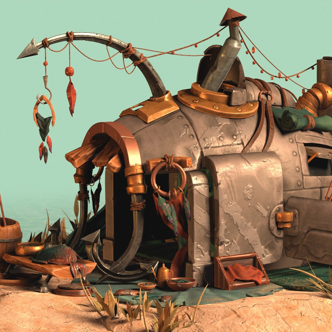 ArtStation - Fish House