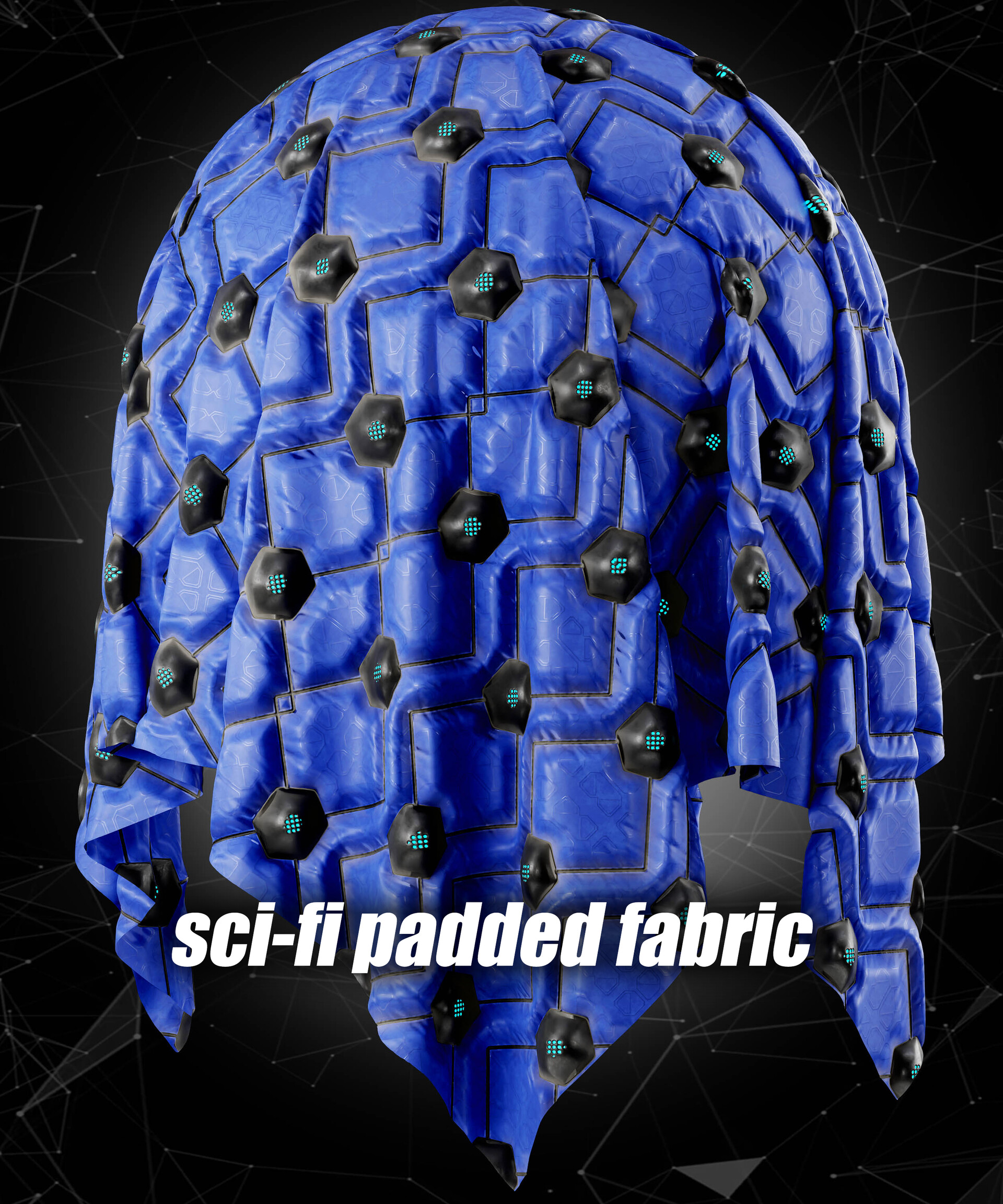 ArtStation - sci-fi padded fabric smart materials