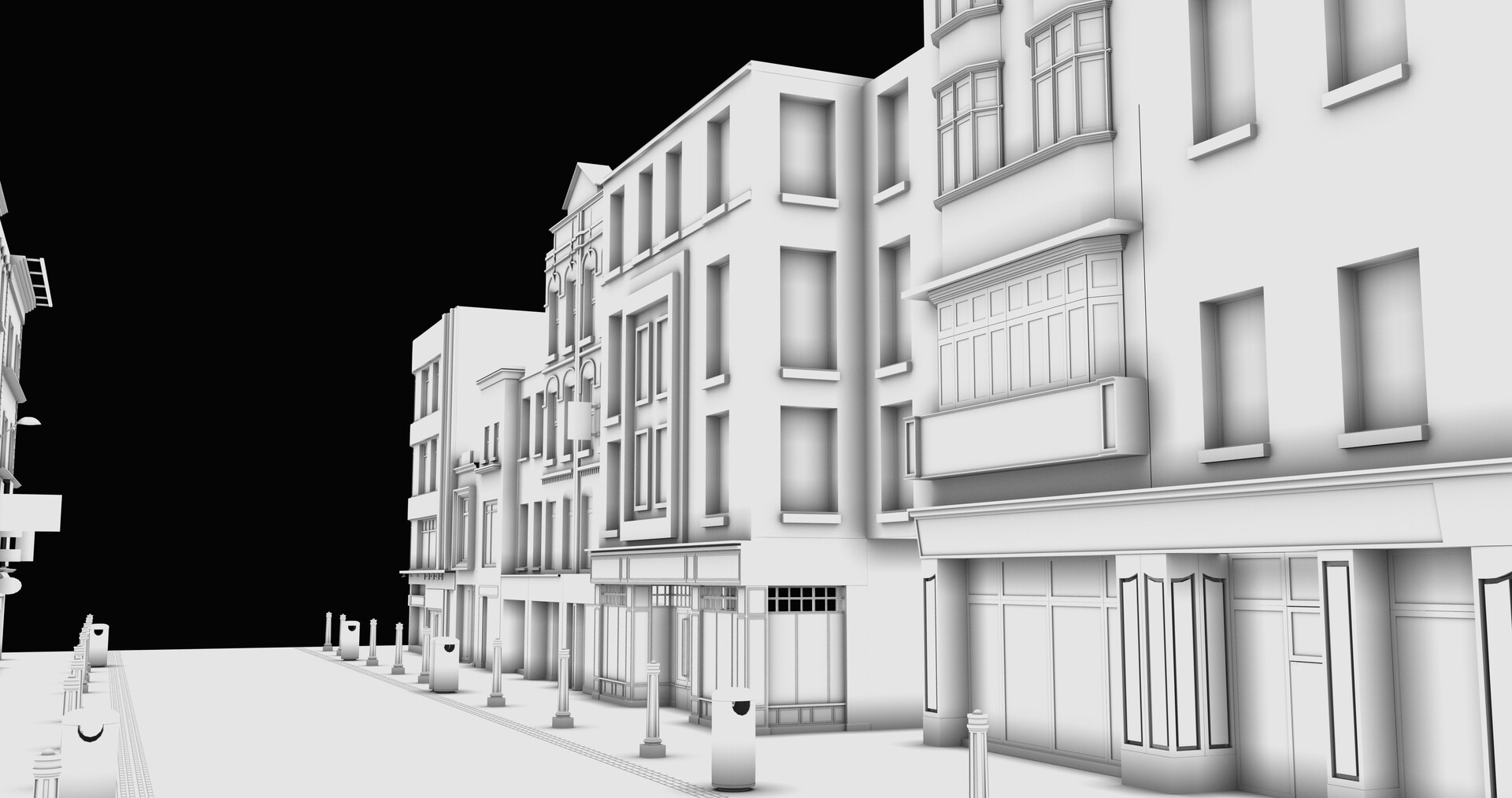 ArtStation - street 3d model