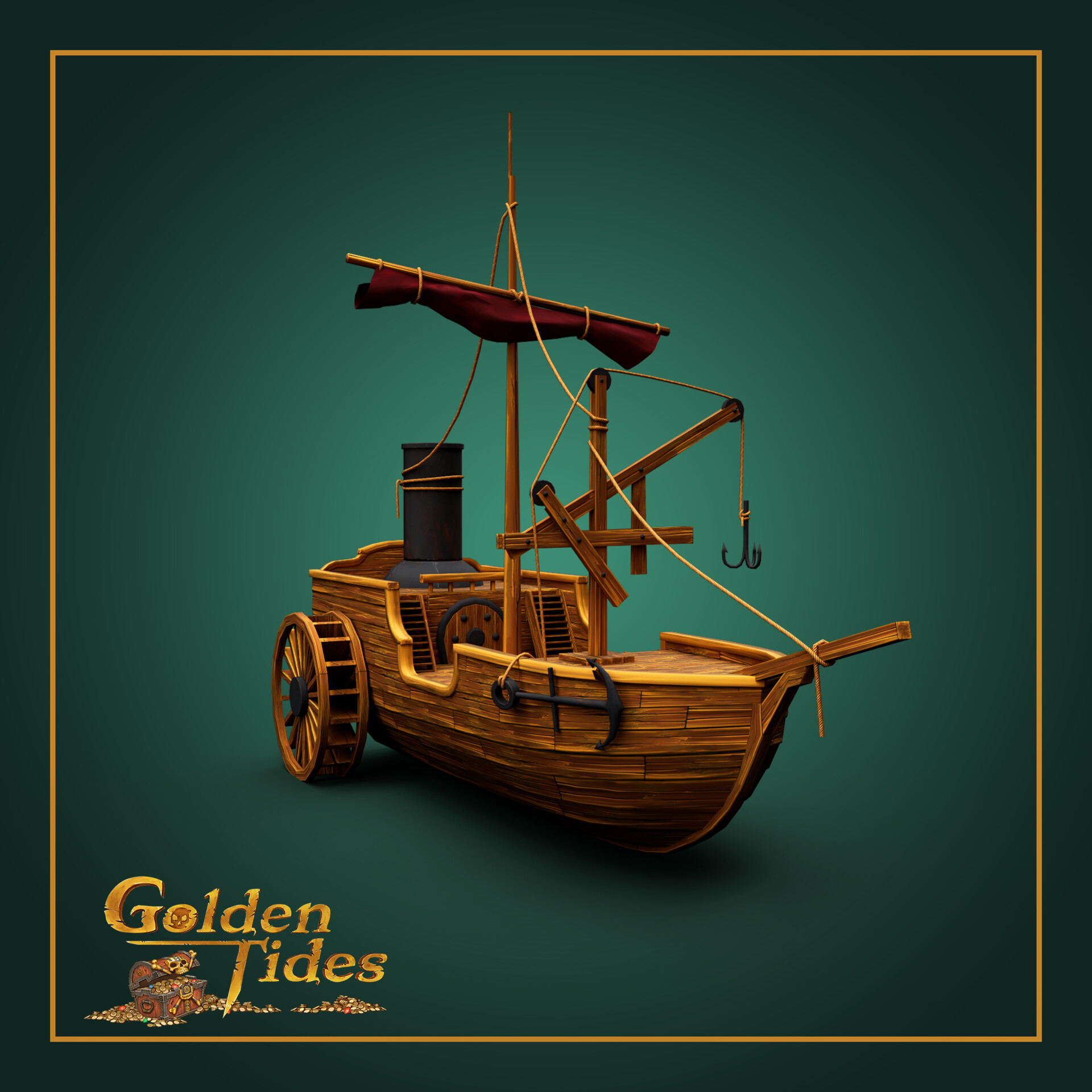 ArtStation - Stylized Ship