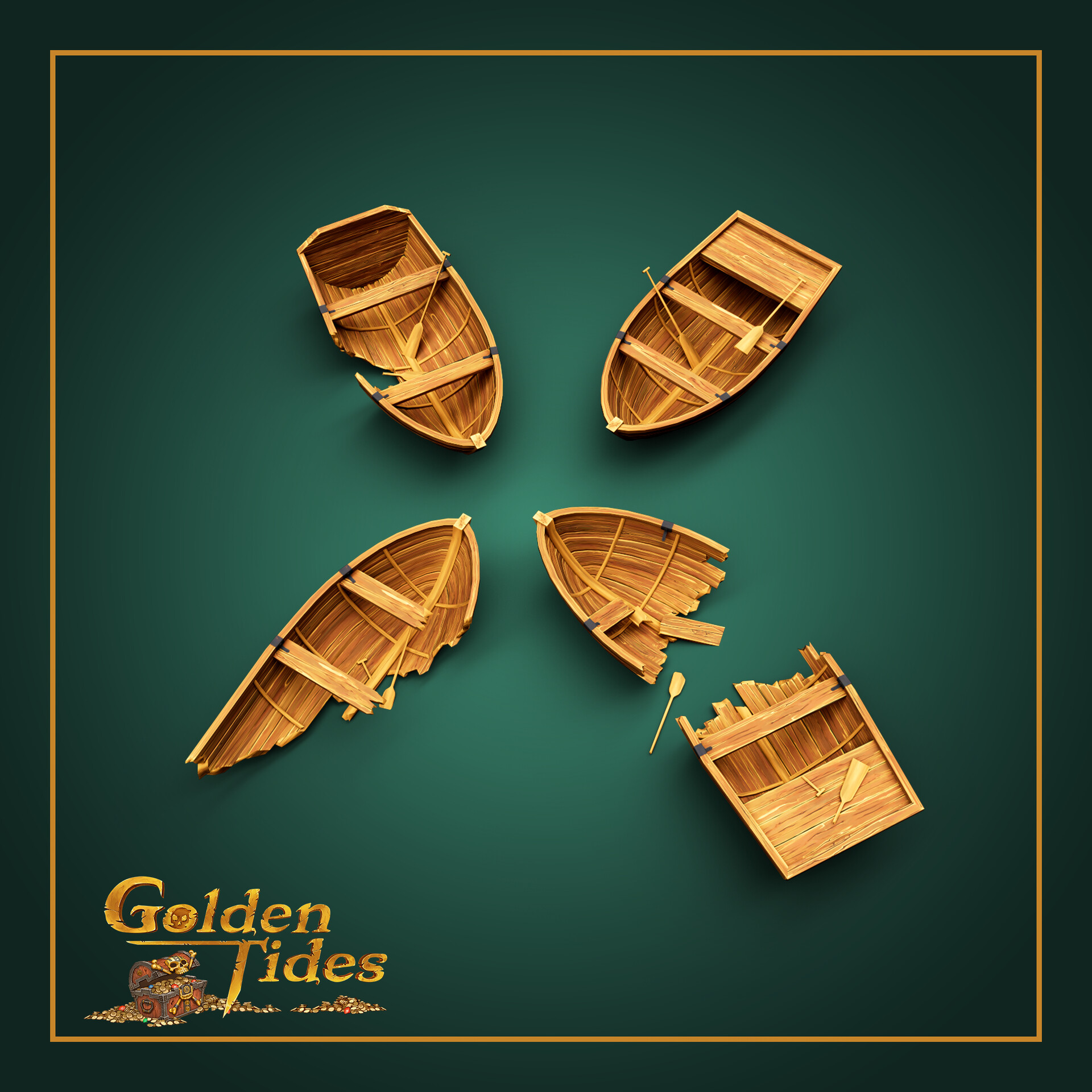 ArtStation - Stylized Boat