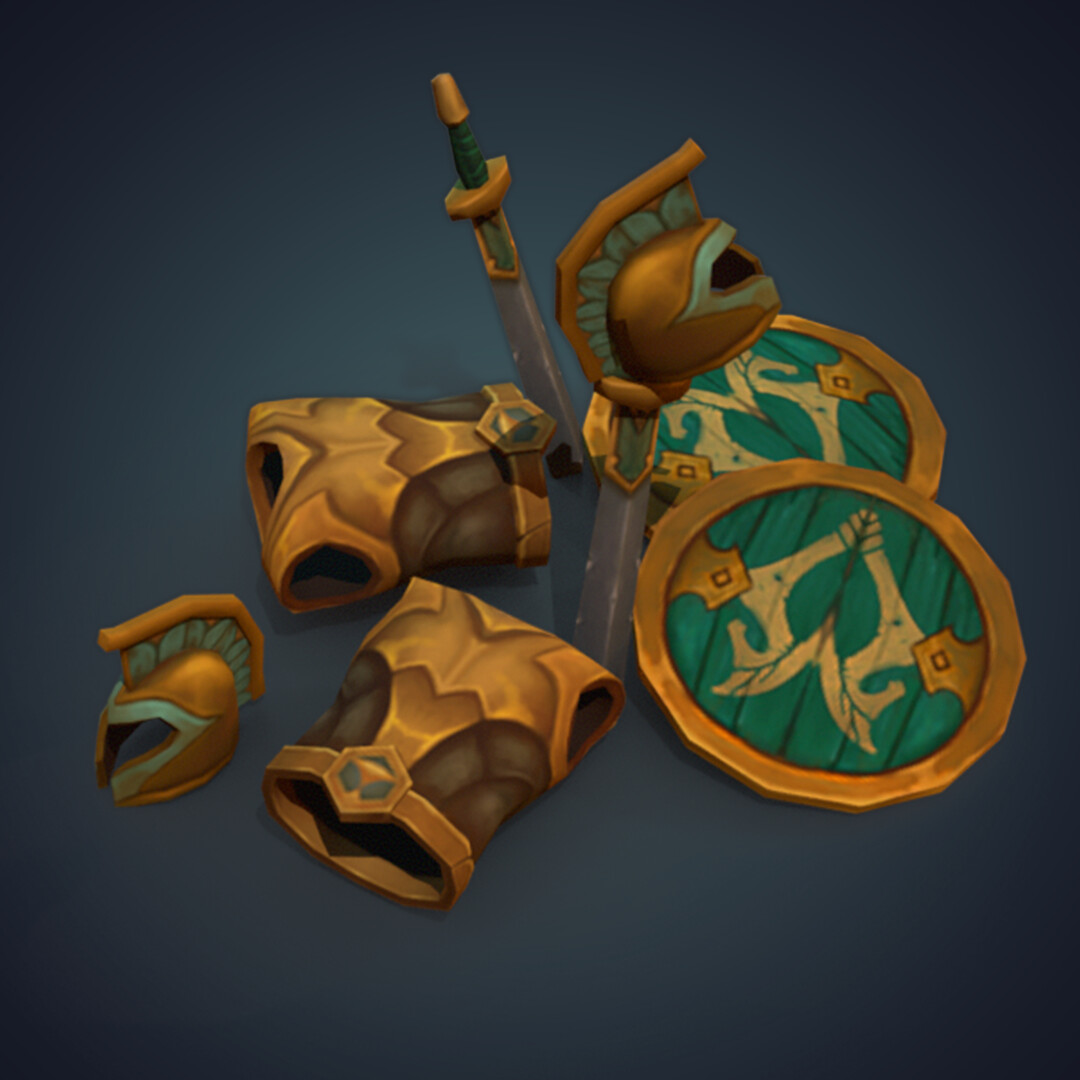 ArtStation - Piles of armor