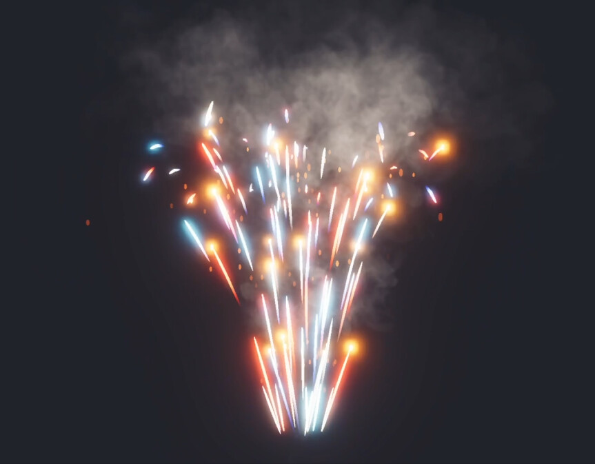 ArtStation - Fireworks VFX