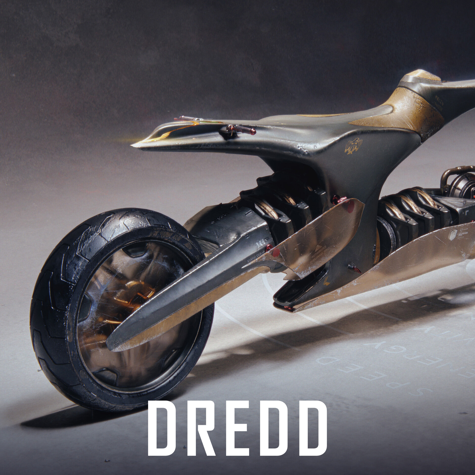 ArtStation - Dredd 02 - Pursuit Bike