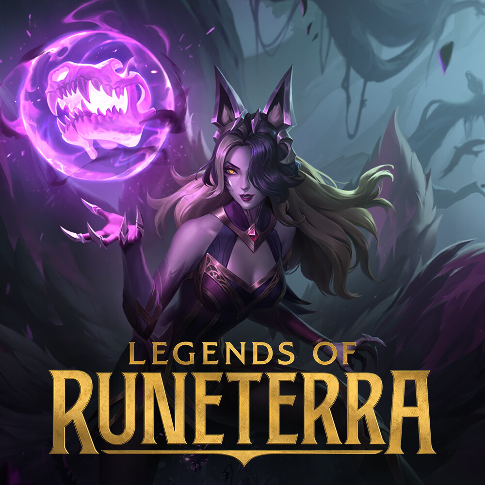 ArtStation - Coven Ahri Lv1- Legends of Runeterra