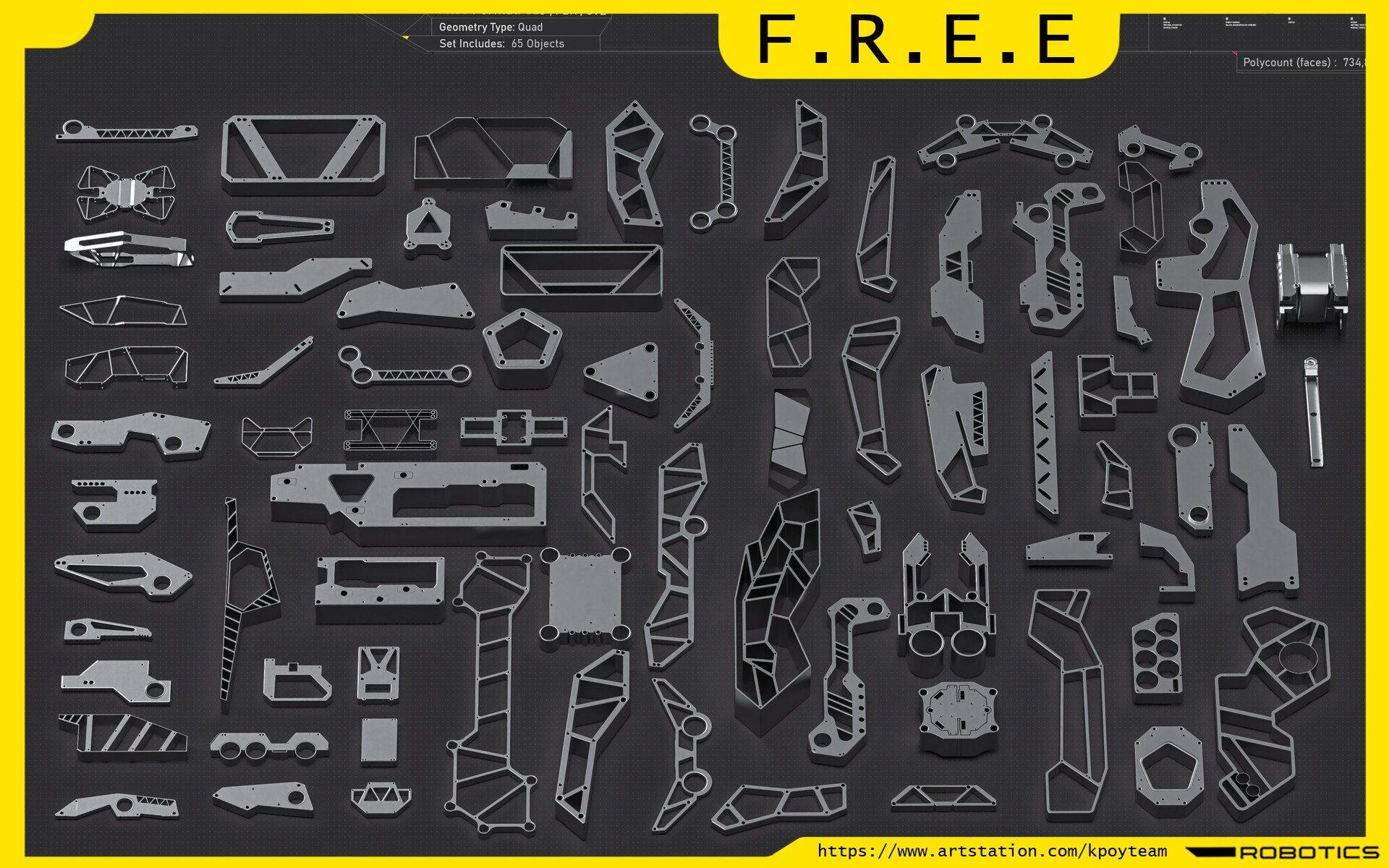 ArtStation - Kitbash №1 (VOl.1) WIP