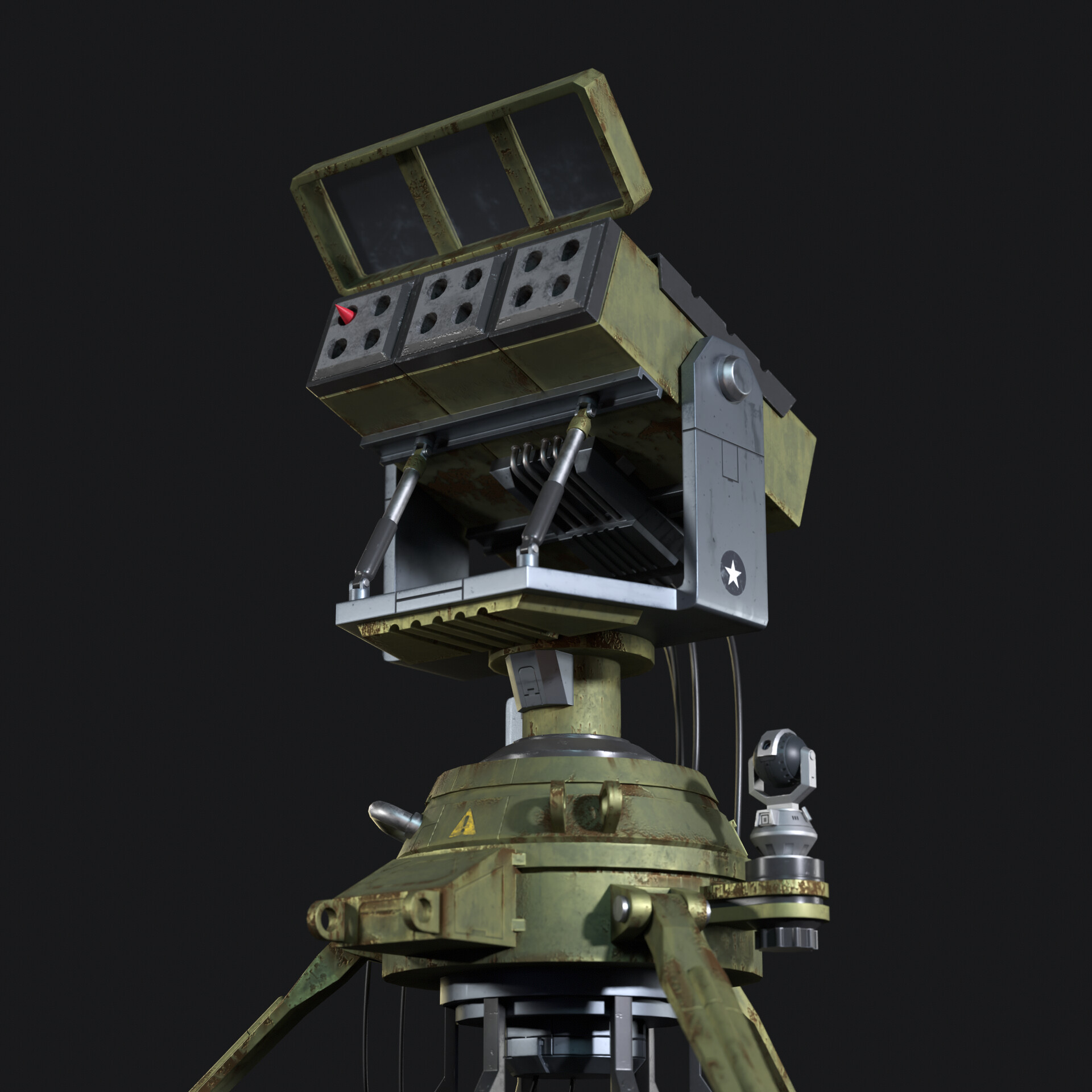ArtStation - Surface to Air Missile Launcher
