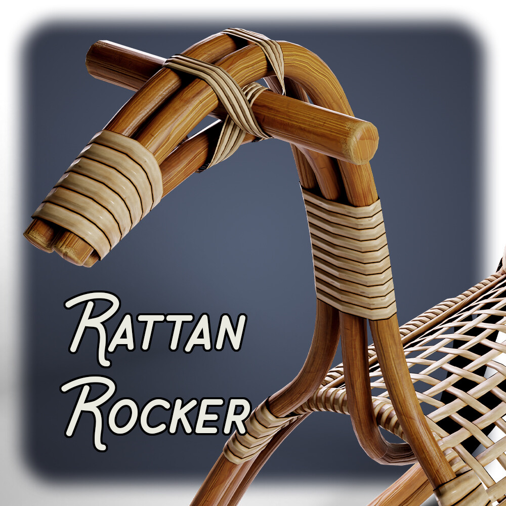 ArtStation - Rattan Rocker