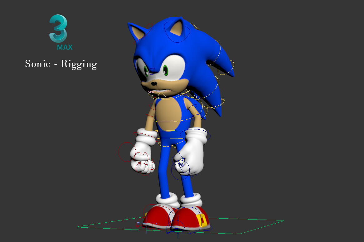 ArtStation - Sonic Rigging