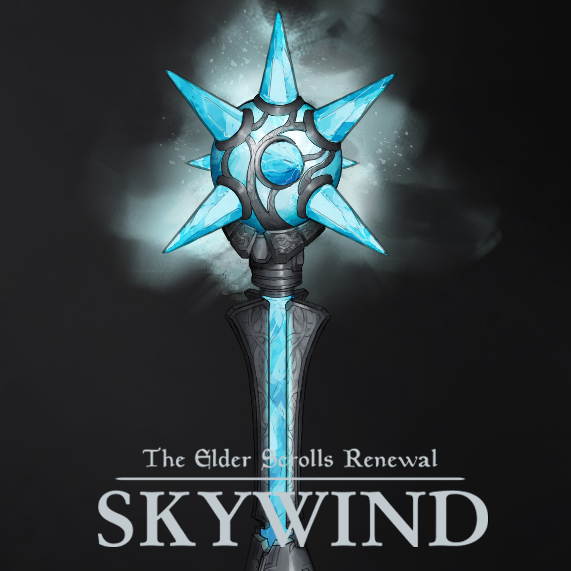 ArtStation - Mace of Aevar Stone-Singer - ESR Skywind