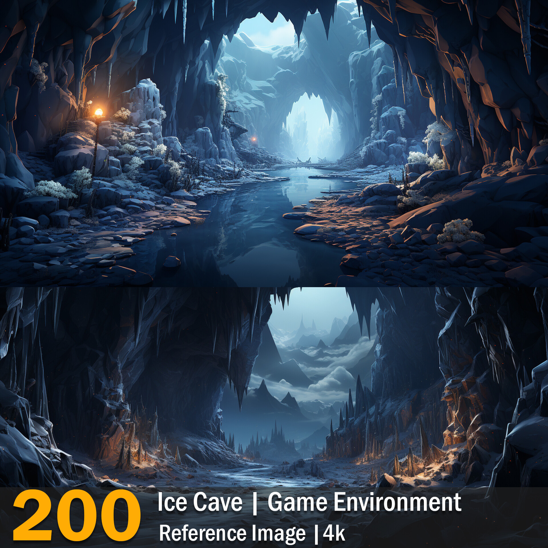 ArtStation - Ice Cave | Game Environment | Reference Images | 8K