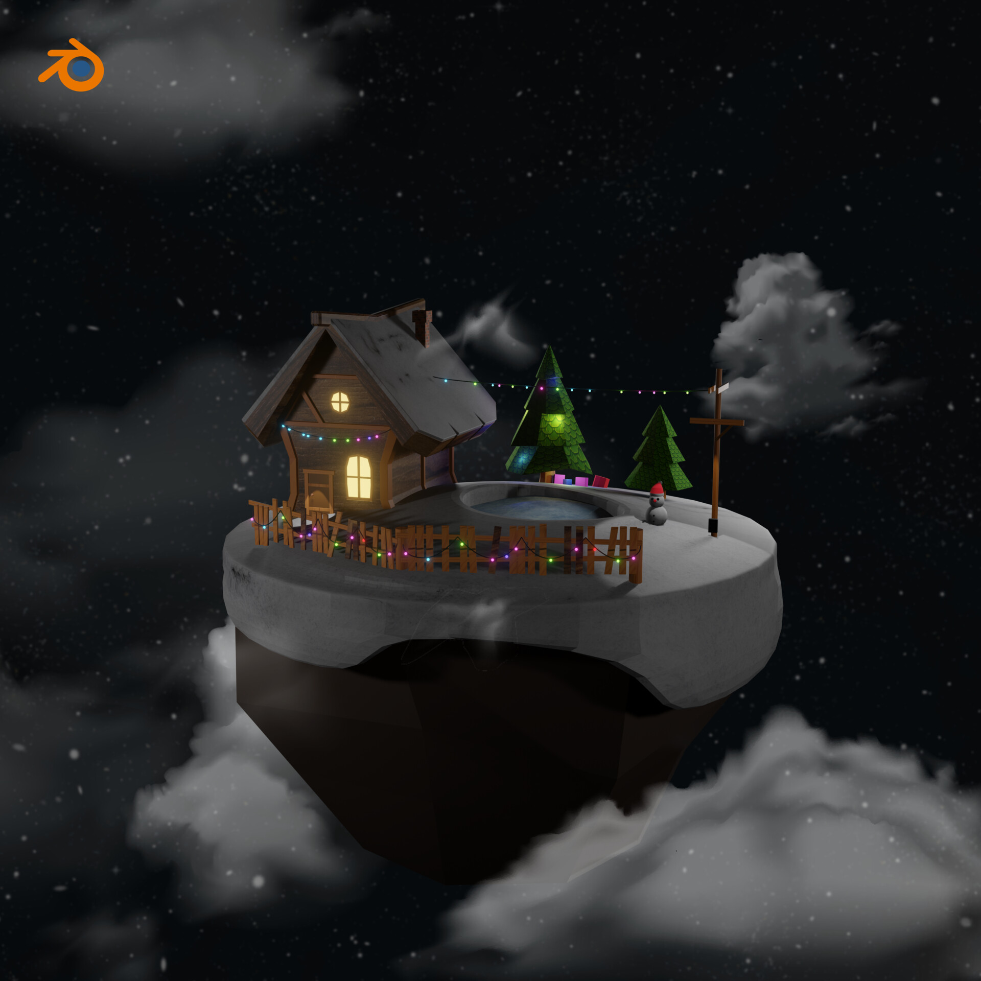 ArtStation - Fly island