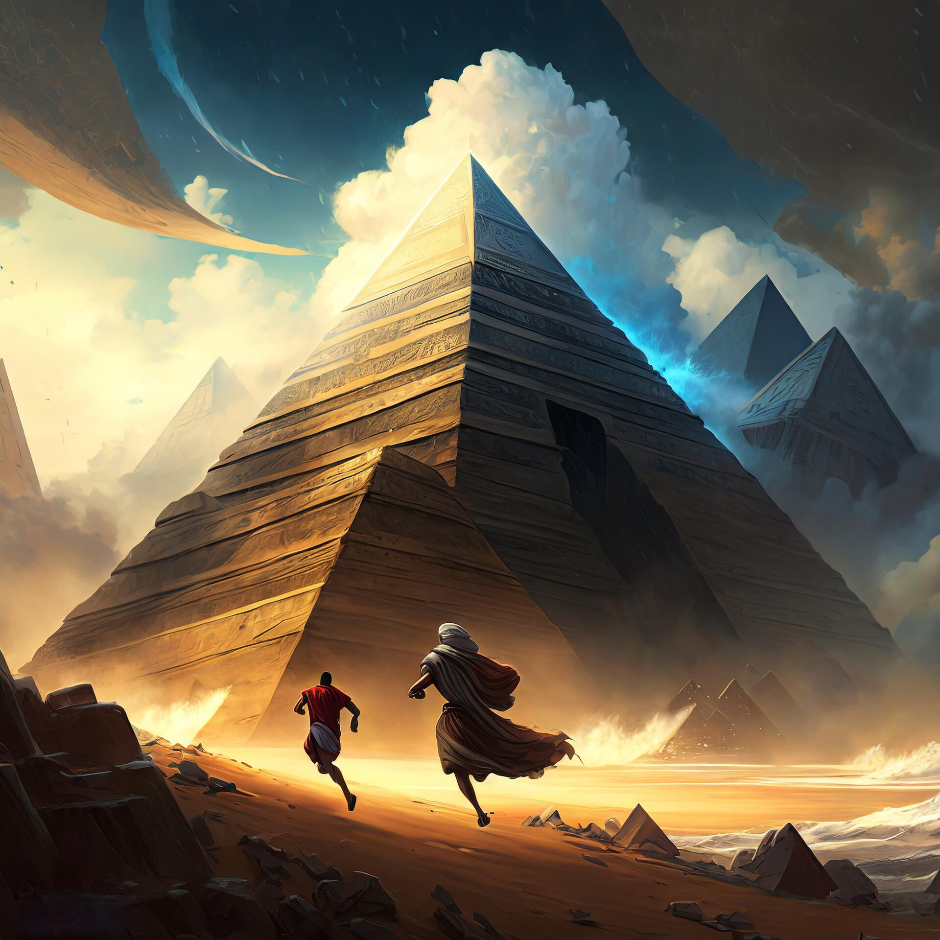 ArtStation - EGYPT PYRAMID AI WORK.