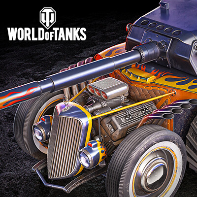 ArtStation - Panhard EBR 105 Hot Rod 3D Style