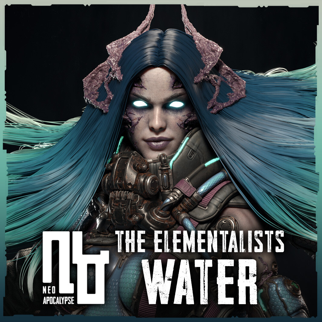 ArtStation - The Elementalists - WATER - Guardians of the Neo ...