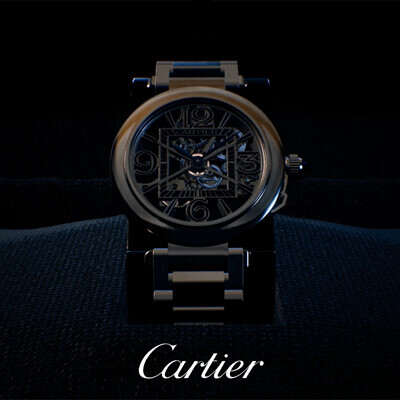 ArtStation - Pasha Skeleton Watch by Cartier | Fan made