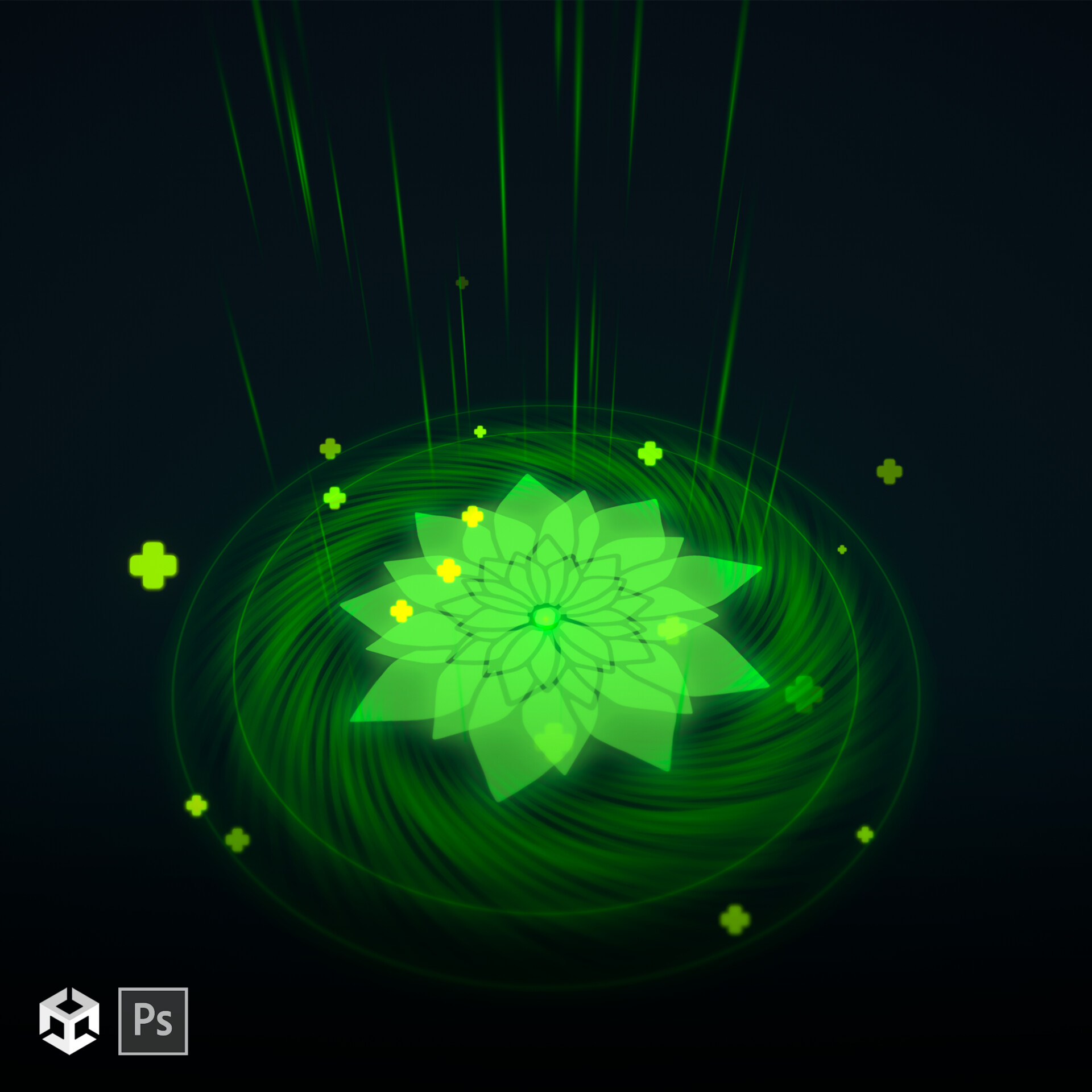 ArtStation - Unity VFX: Healing and Summoning Effects