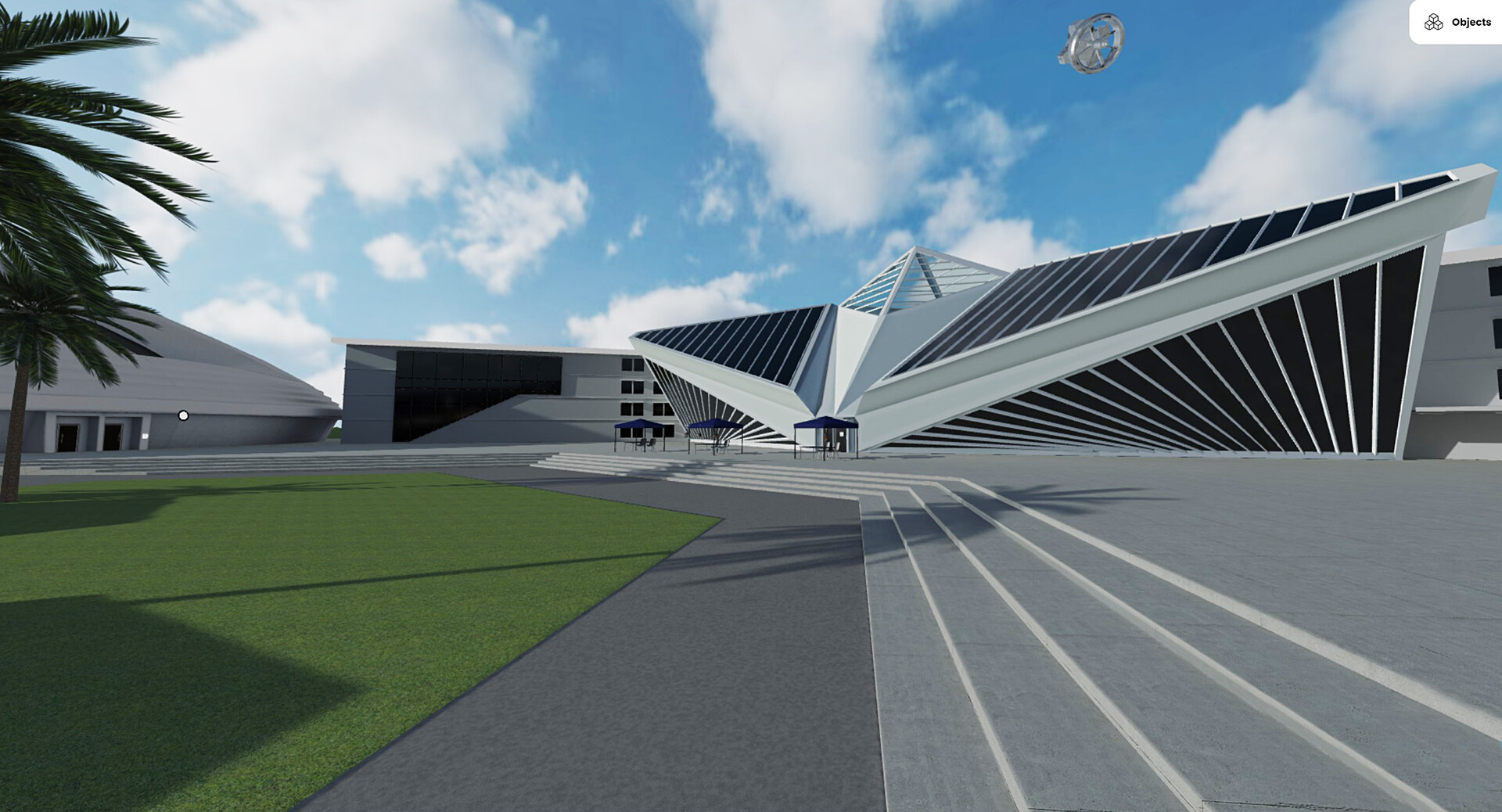 ArtStation - VR Environment - Space Campus